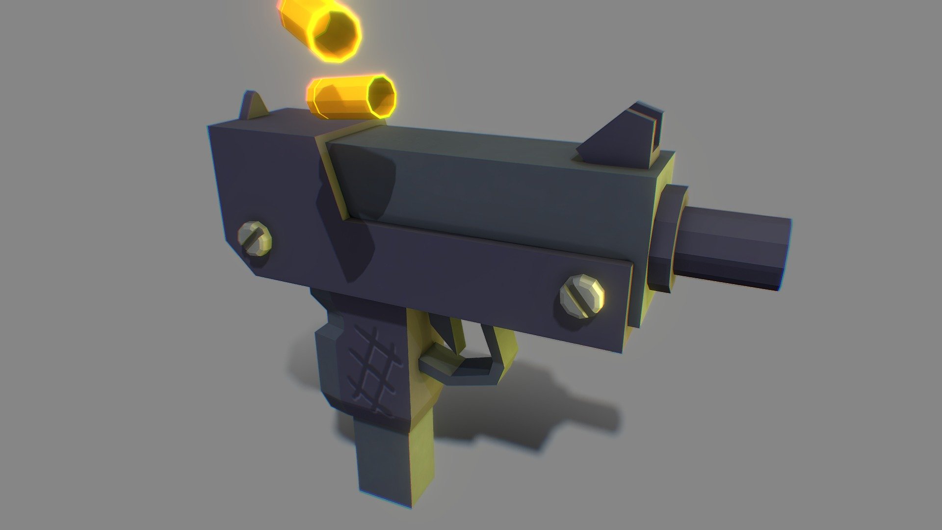 Stylized Low Poly Uzi Weapon - Buy Royalty Free 3D model by Anggo Ari ...