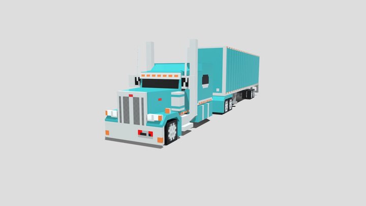 Semi-truck 3D models - Sketchfab