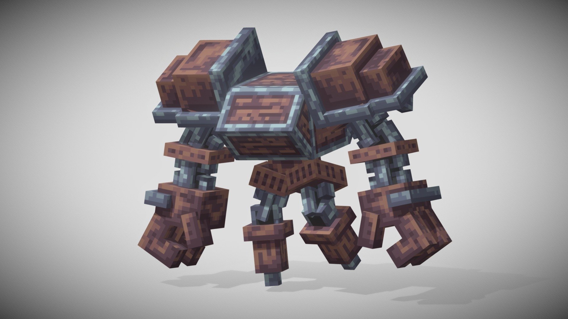 Iron Steam Golem - 3D model by seancreatif1 [5e68297] - Sketchfab