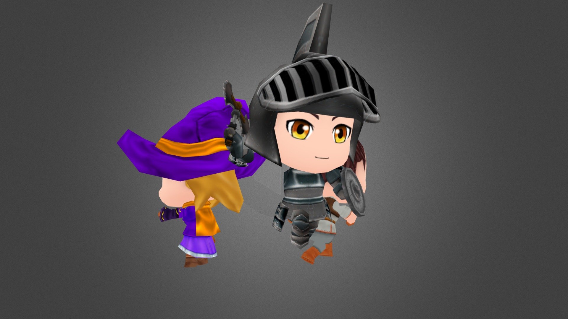 Chibi Chara - 3D model by Crowd Gate (@crowdgate) [5e6afa7] - Sketchfab