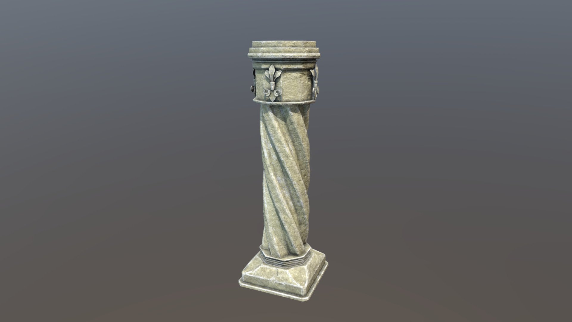 Piller 01 Low - 3D model by Ashindale [5e6b2c4] - Sketchfab