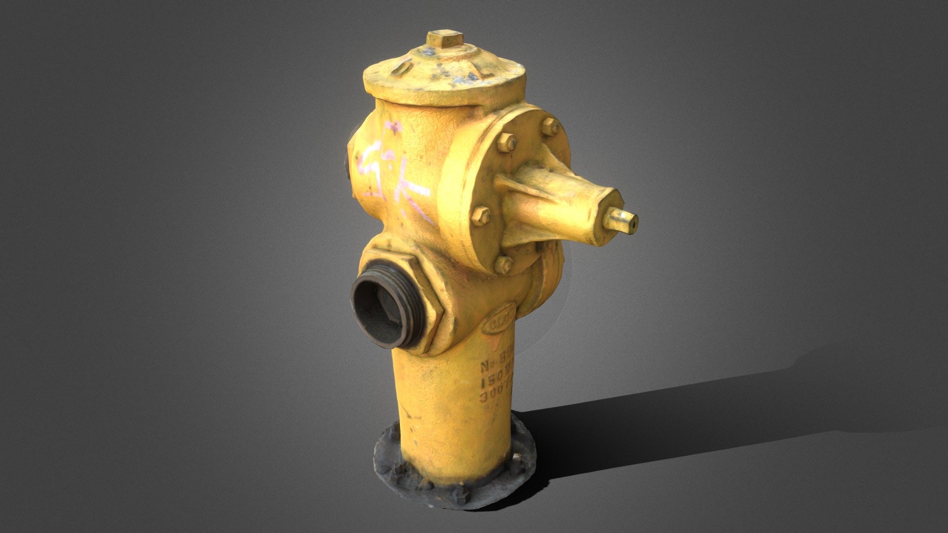 Yellow City Fire Hydrant - Highpoly PBR - Buy Royalty Free 3D model by PhotoGramGear [5e6bdfd ...