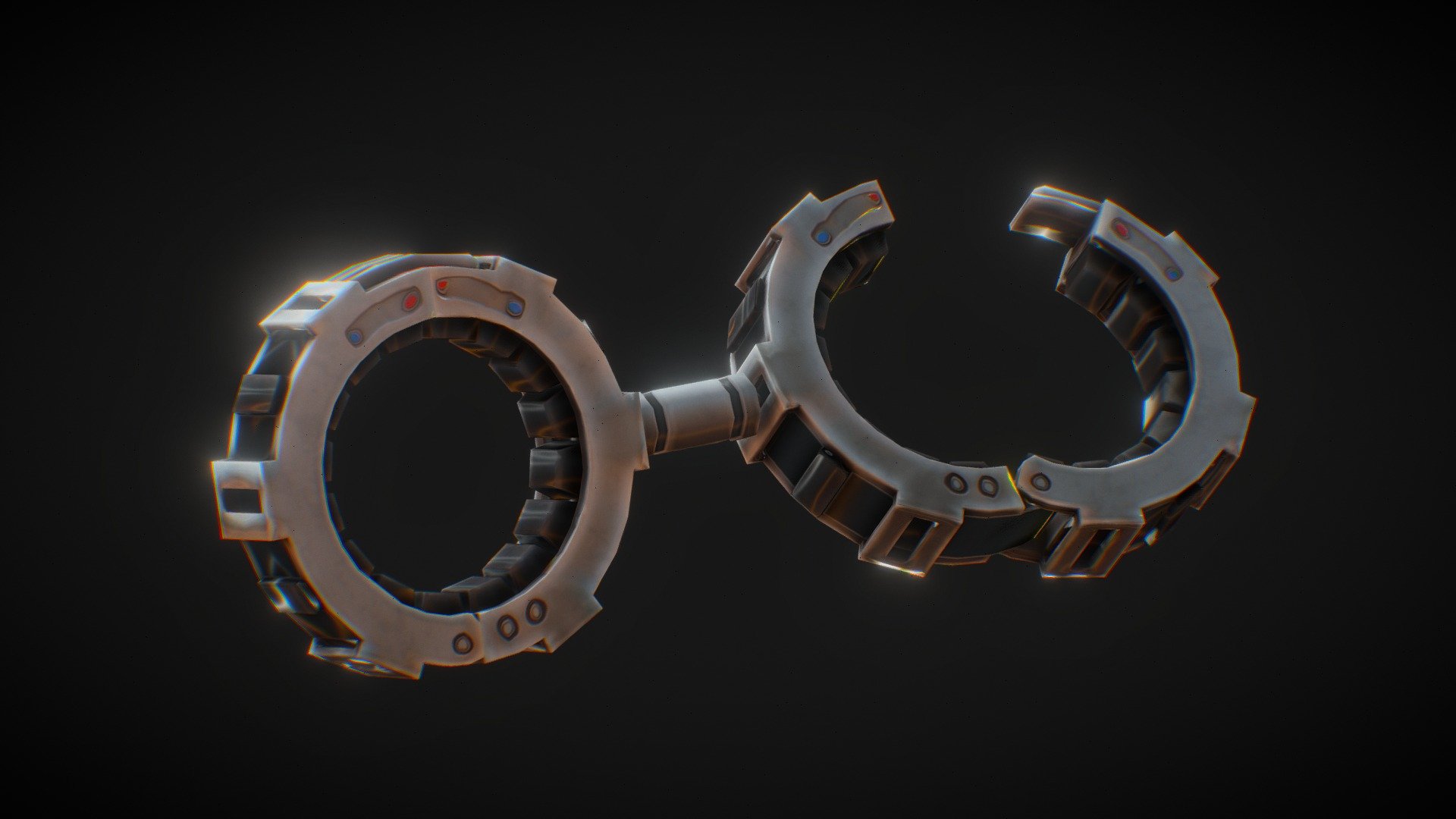 Star Wars - Imperial Binders (handcuffs) - Buy Royalty Free 3D model by ...
