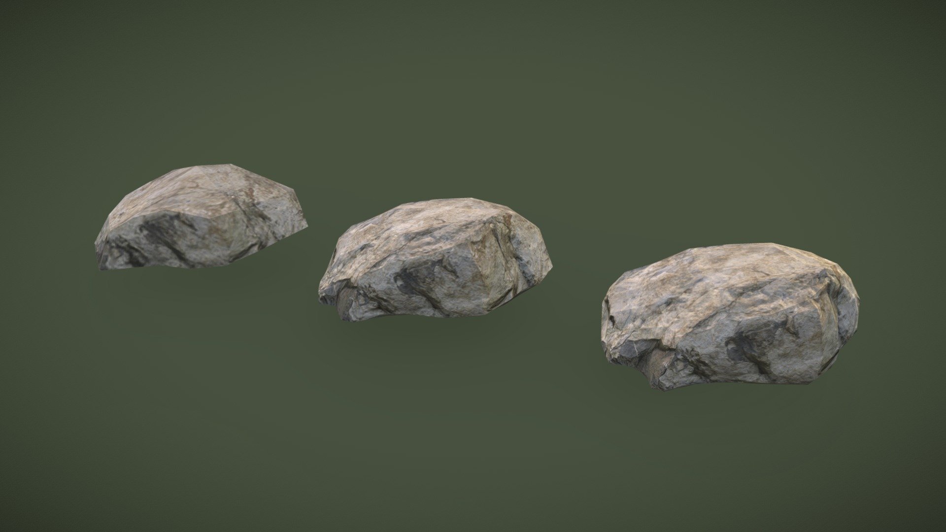 Photogrammetry Rock Asset - 3 LODs - 3D model by Beck Hemsley (@beckh ...