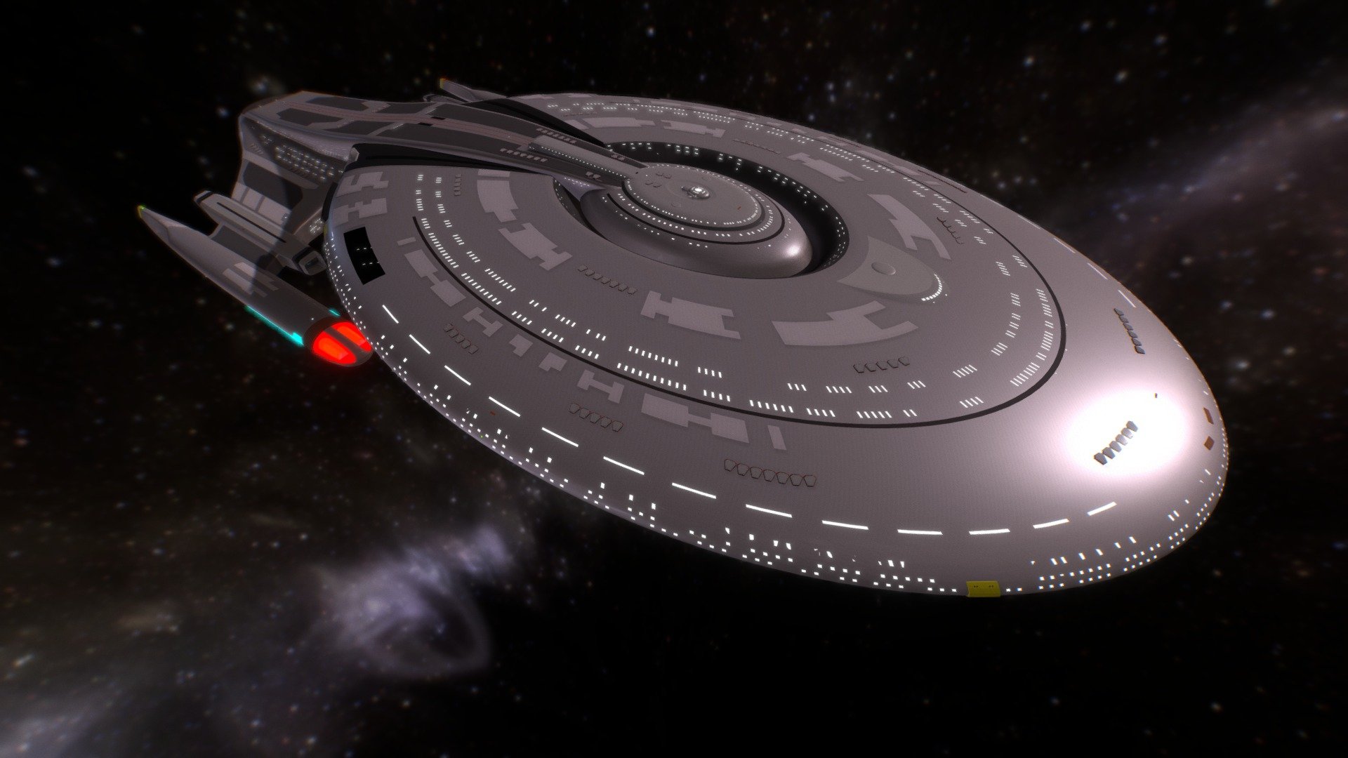 An Alternate U.S.S. Enterprise, NCC-1701-E - Download Free 3D model by ...