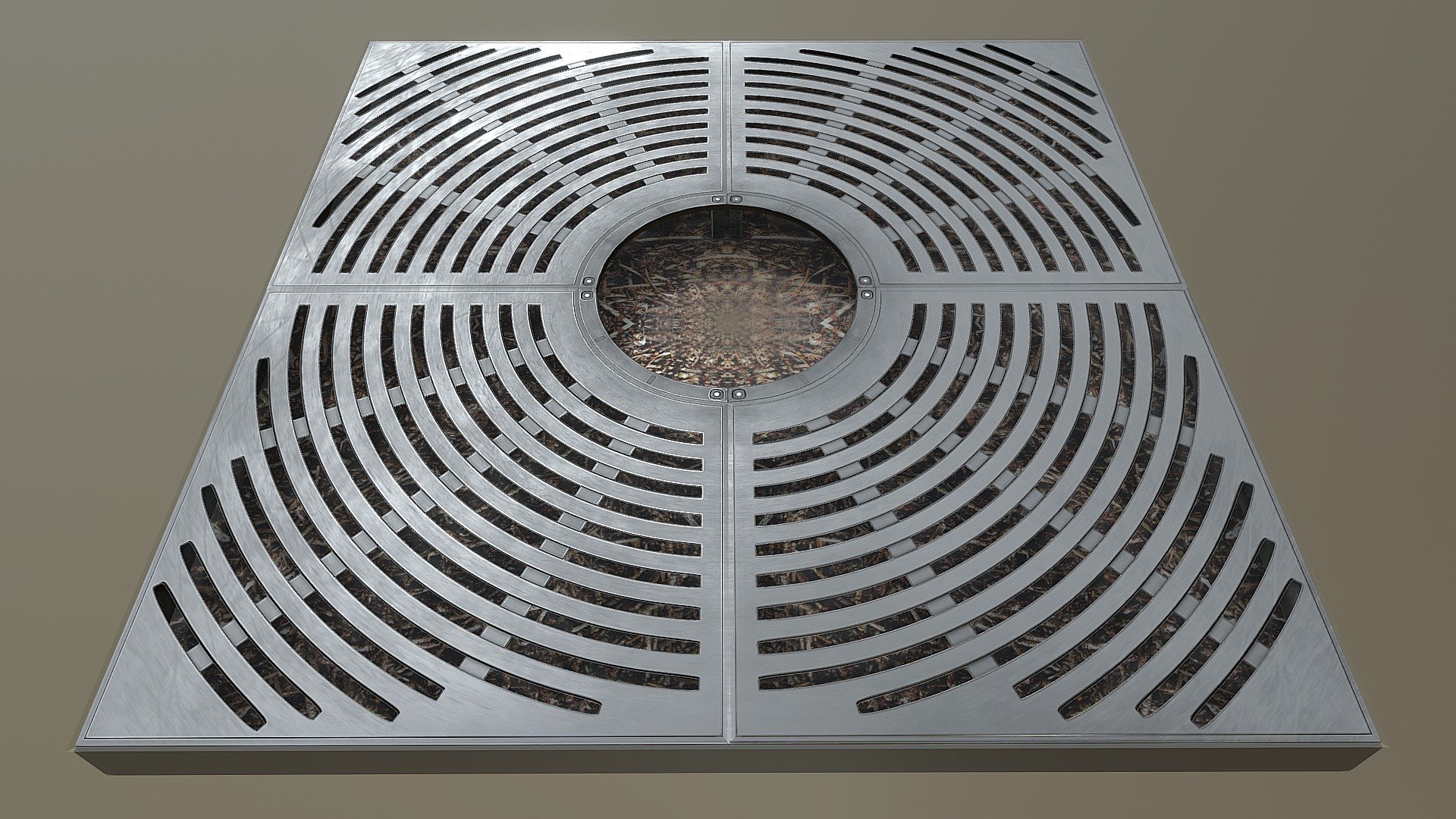 Tree Ground Grill ( Version 1 ) Low-Poly - Buy Royalty Free 3D model by ...