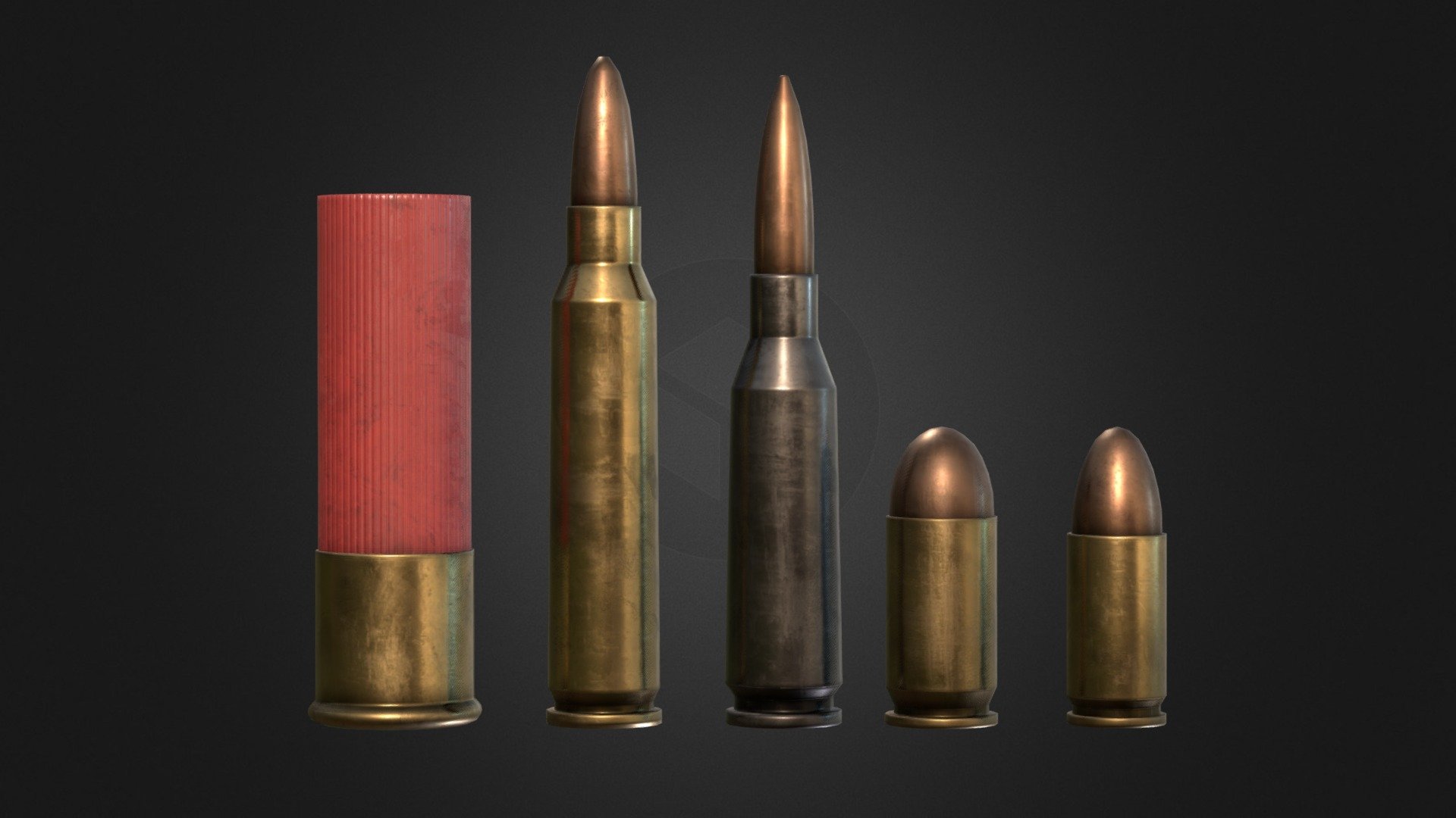 Bullet Pack N°1 - Download Free 3D model by Alexio31 [5e708b9] - Sketchfab