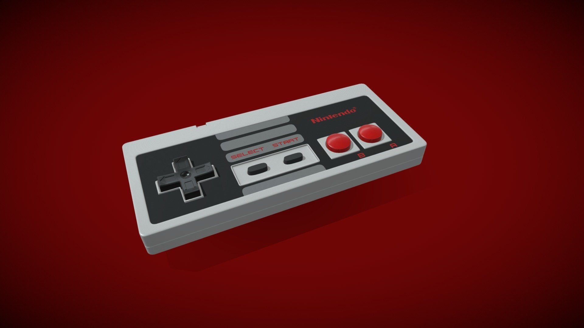 Nintendo Nes Joypad - 3D model by Eskull885 (@electricskull885 ...