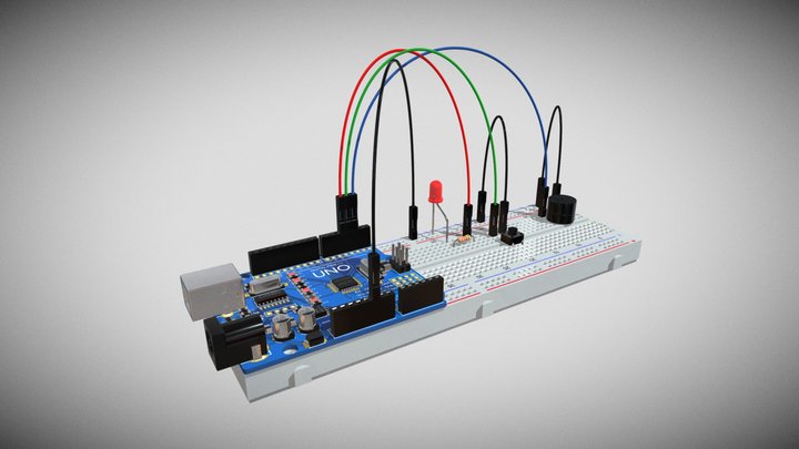 Aula 03 - Código Morse - Download Free 3D model by Robótica Paraná [5e73b74] - Sketchfab