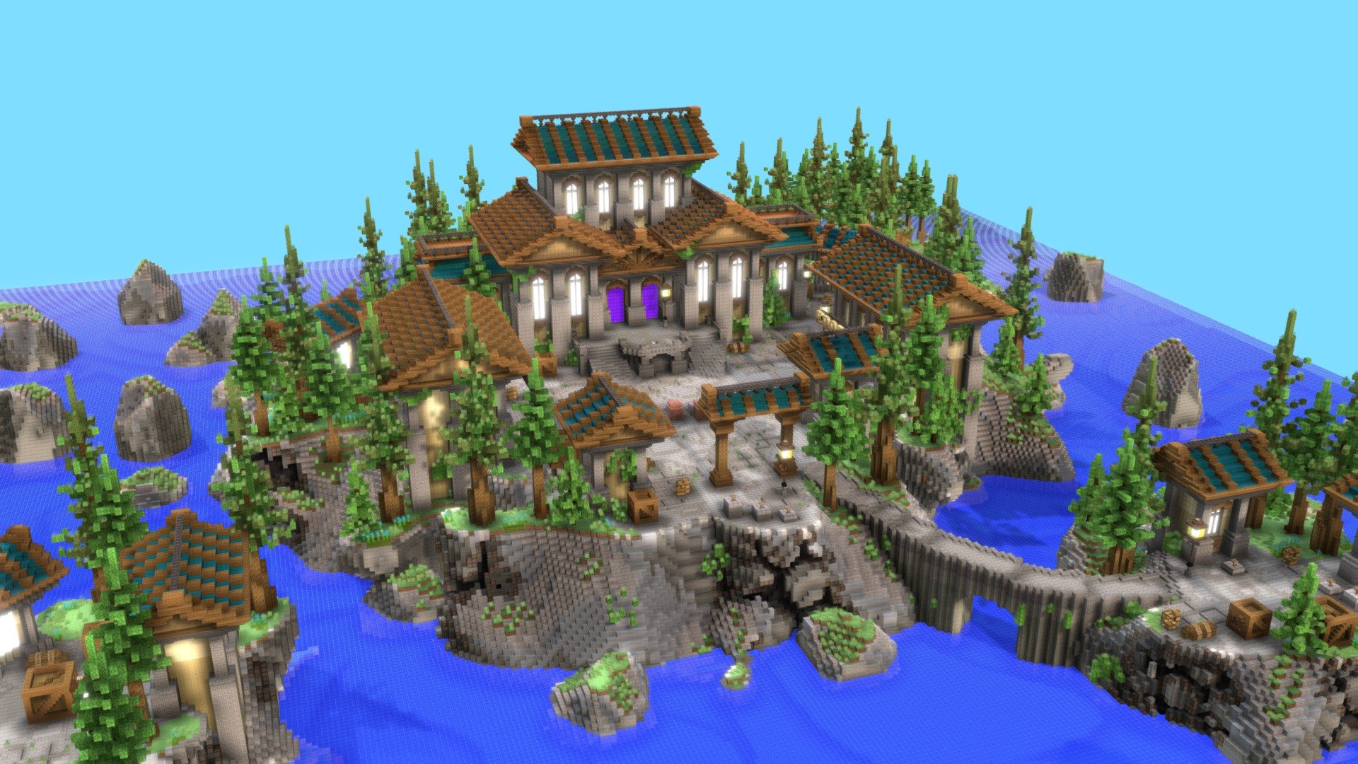 Spawn - Oceanic Oasis - [450x450] - 3D model by OriginBuilds (@Origin ...
