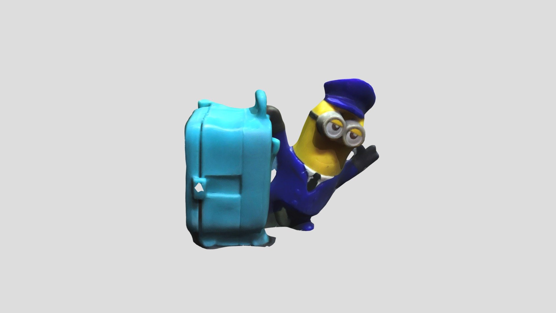 Minion holding suitcase - 3D model by rainnnnuu [5e74b82] - Sketchfab