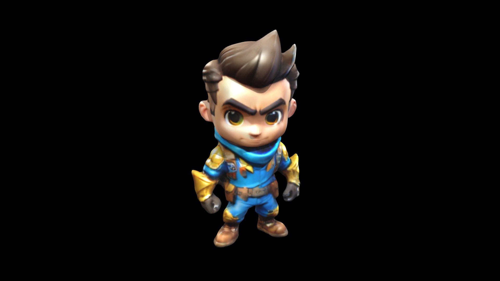 Sketch of a video game character - Download Free 3D model by klrxyz ...