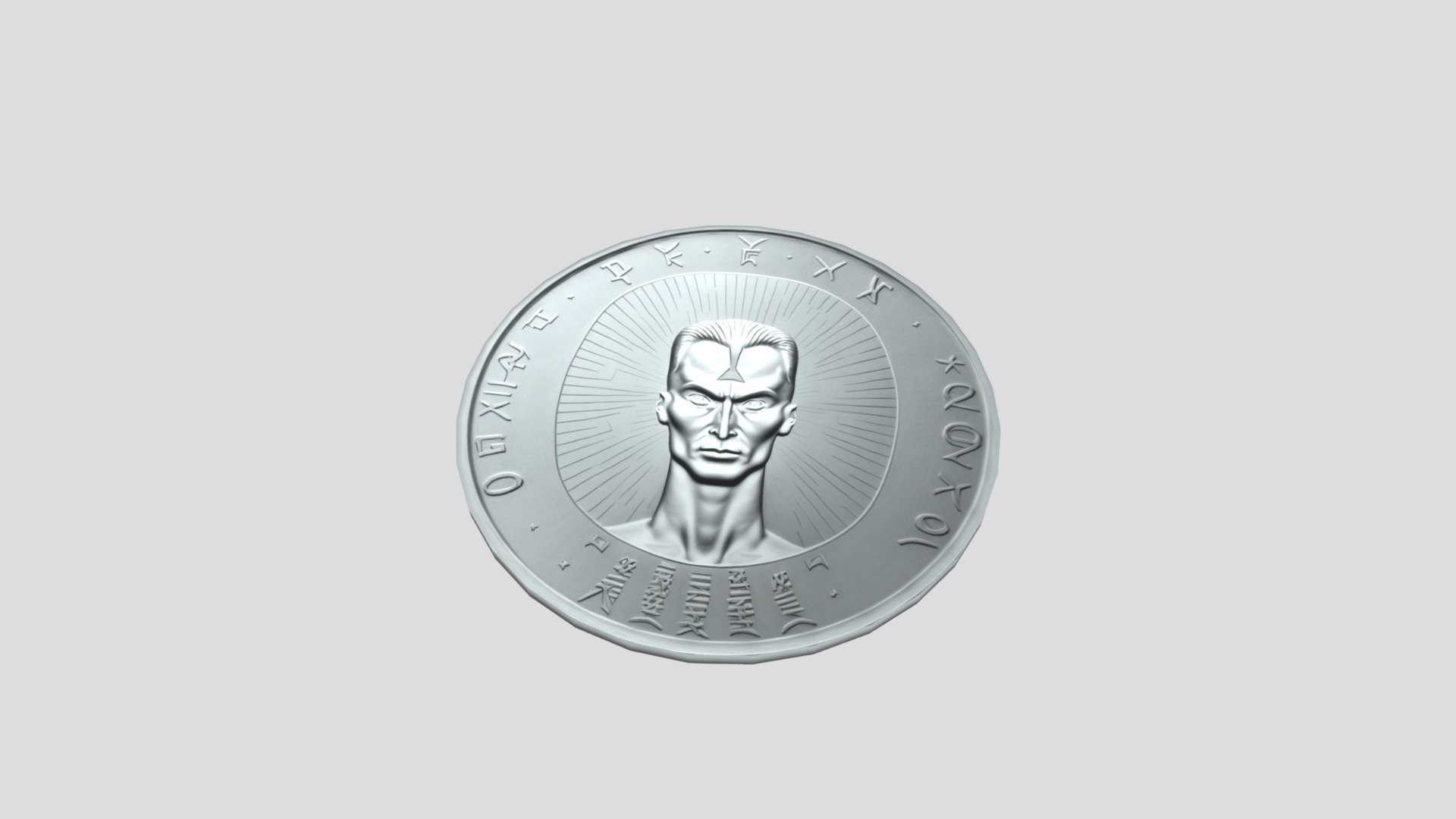 Silver Coin - Download Free 3D model by RackRibs [5e755b1] - Sketchfab