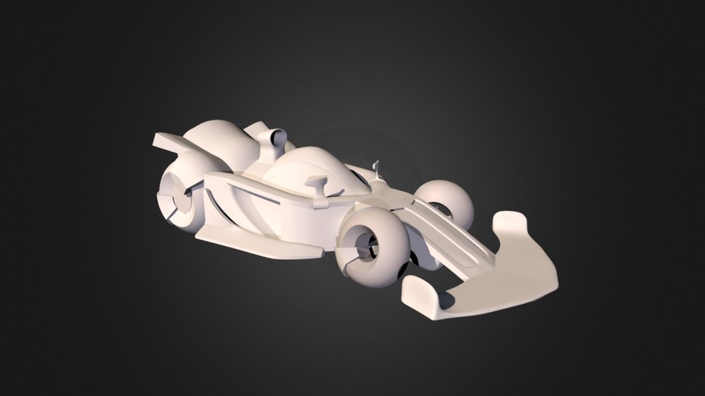 Futuristic Racing Car - 3D model by JaimeMJ (@jmj1524) [5e762a7 ...