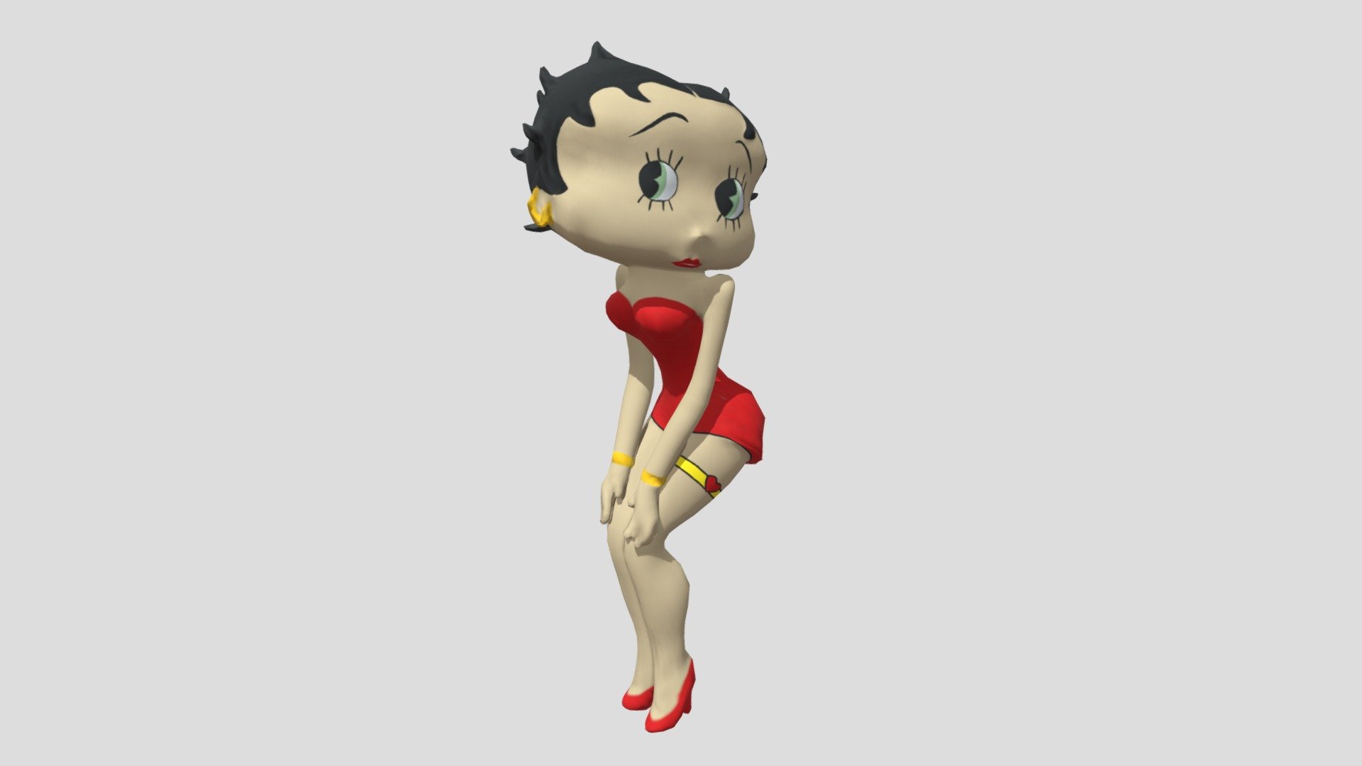 Betty Boop low poly - Download Free 3D model by vicente betoret ferrero ...