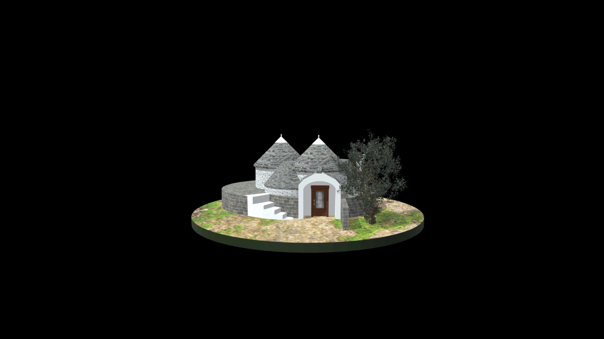 Trullo 02 (Puglia-Italy) - 3D model by 3D View (@dimoduk) [5e780e9 ...