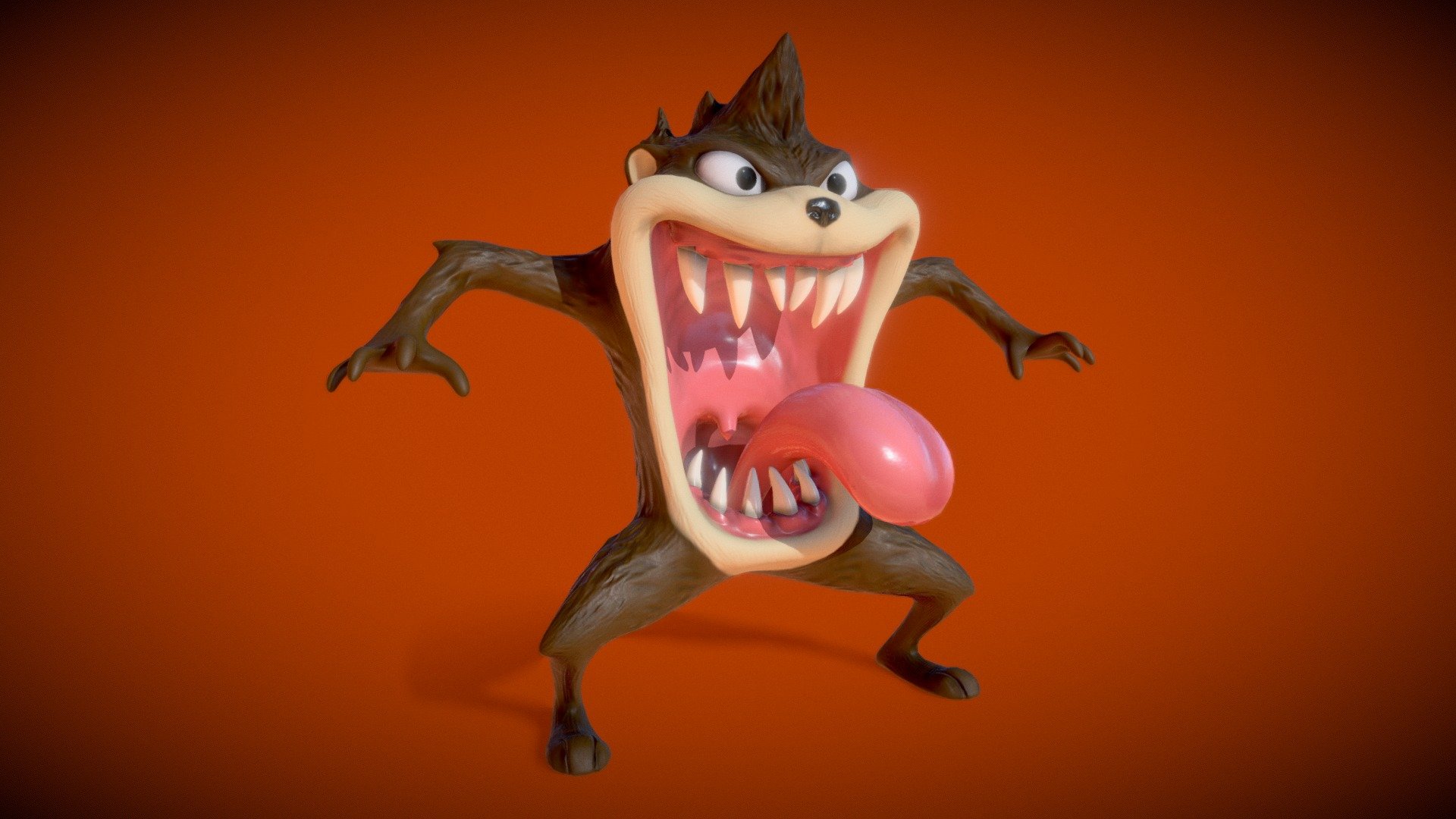 Taz - 3D model by ValeriaM01 [5e79ad9] - Sketchfab