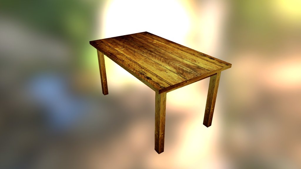 Kitchen Table - 3D model by eQueZ [5e7ce67] - Sketchfab