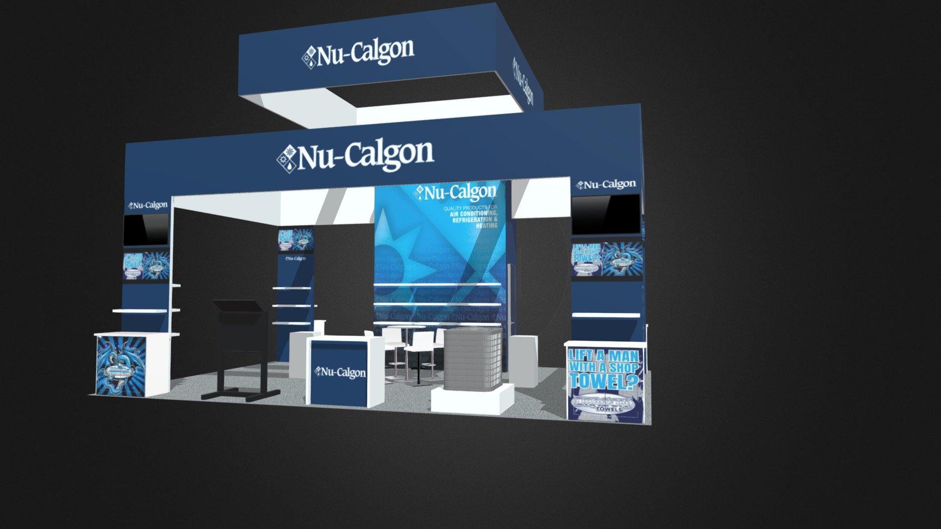 Nu-Calgon 20x30 AHR 2026 Opt 1 - 3D model by EP (@ExhibitP) [5e7e73c ...