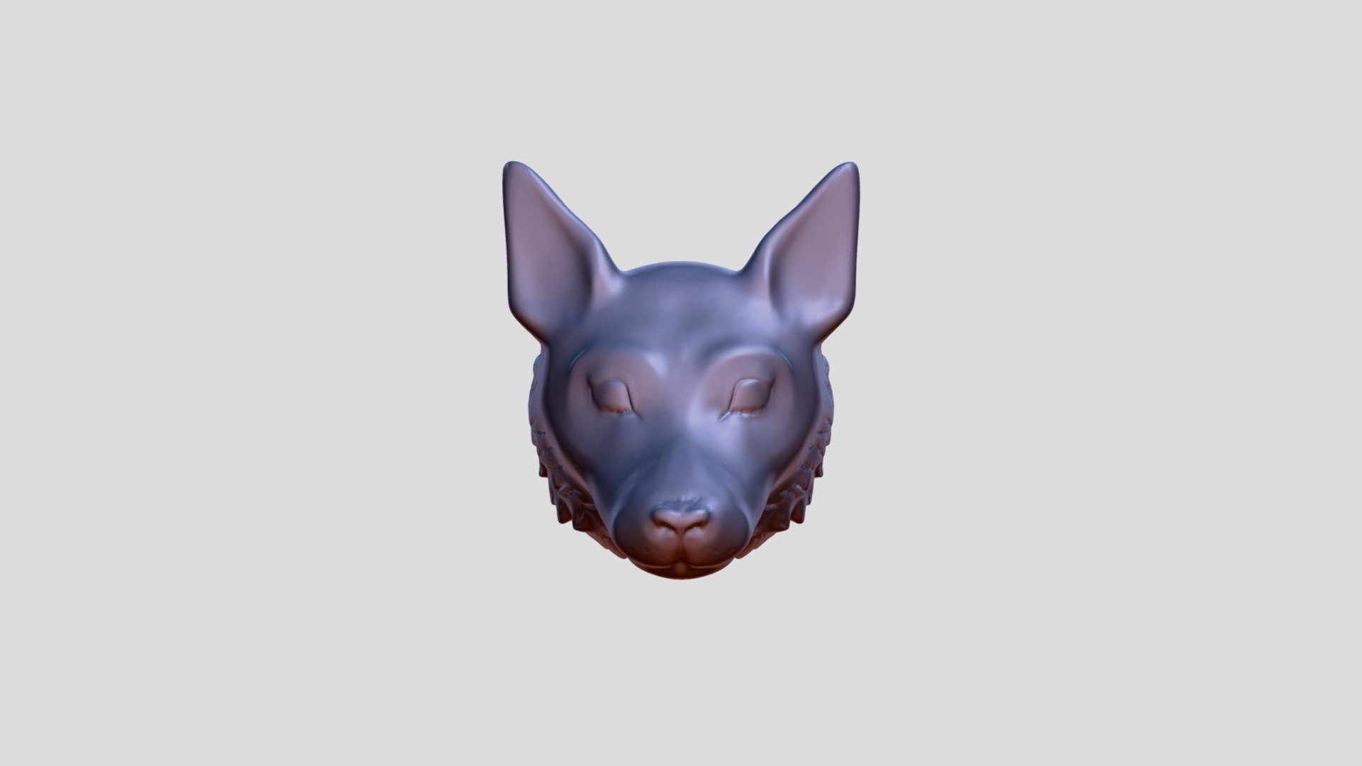 Doggy head - 3D model by josephineburns [5e7ec20] - Sketchfab