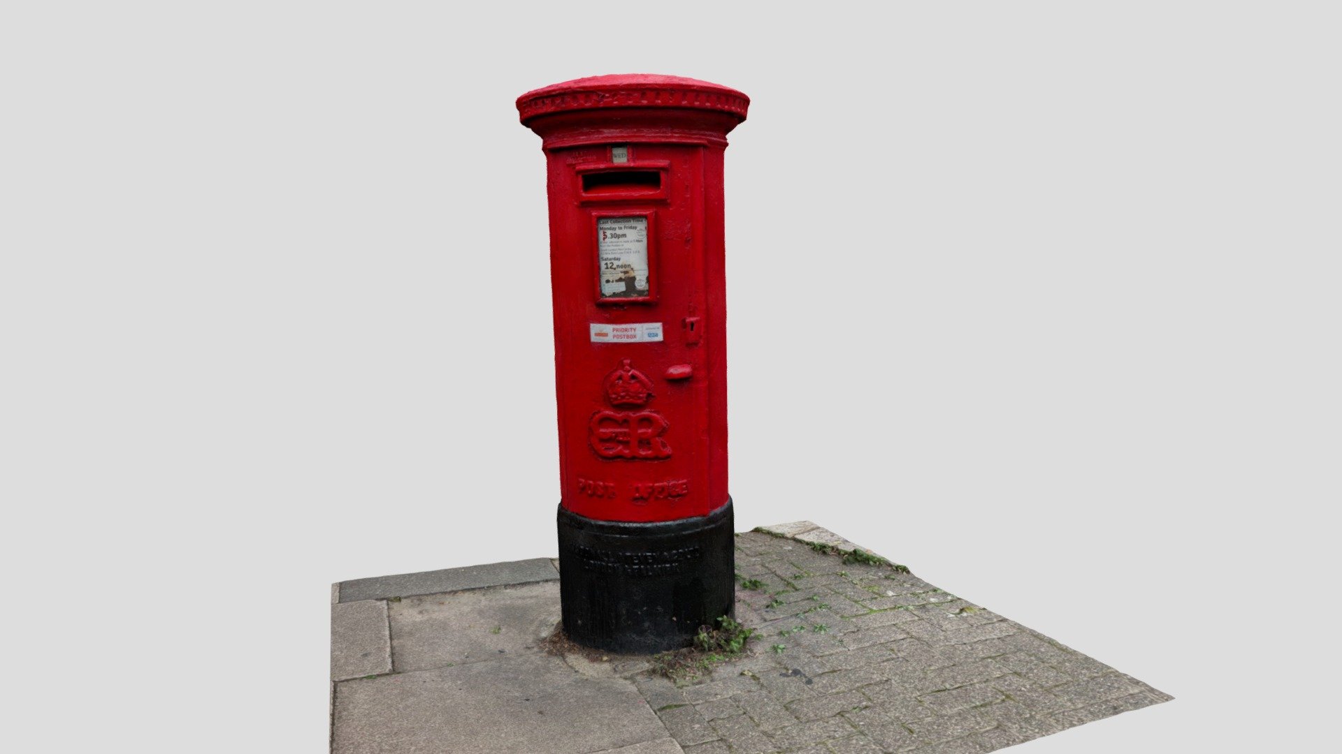 King Edward VIII Postbox 1936 Pillar Only - Download Free 3D model by ...