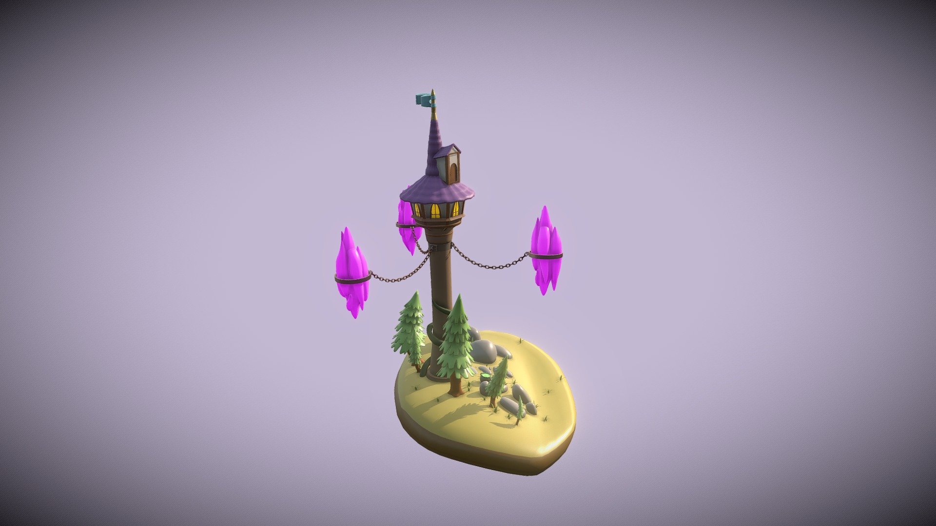 Wizard Tower - Download Free 3D model by Agustin Pauletich ...