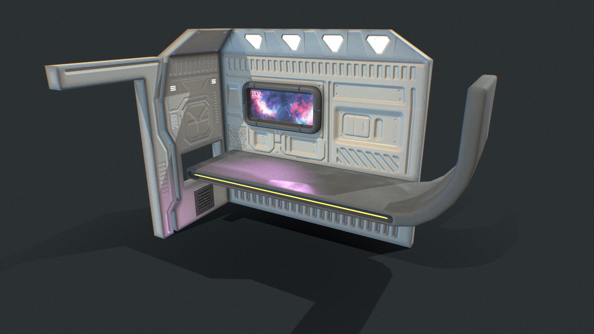 Sci Fi sleeping quarters - Buy Royalty Free 3D model by Sousinho ...