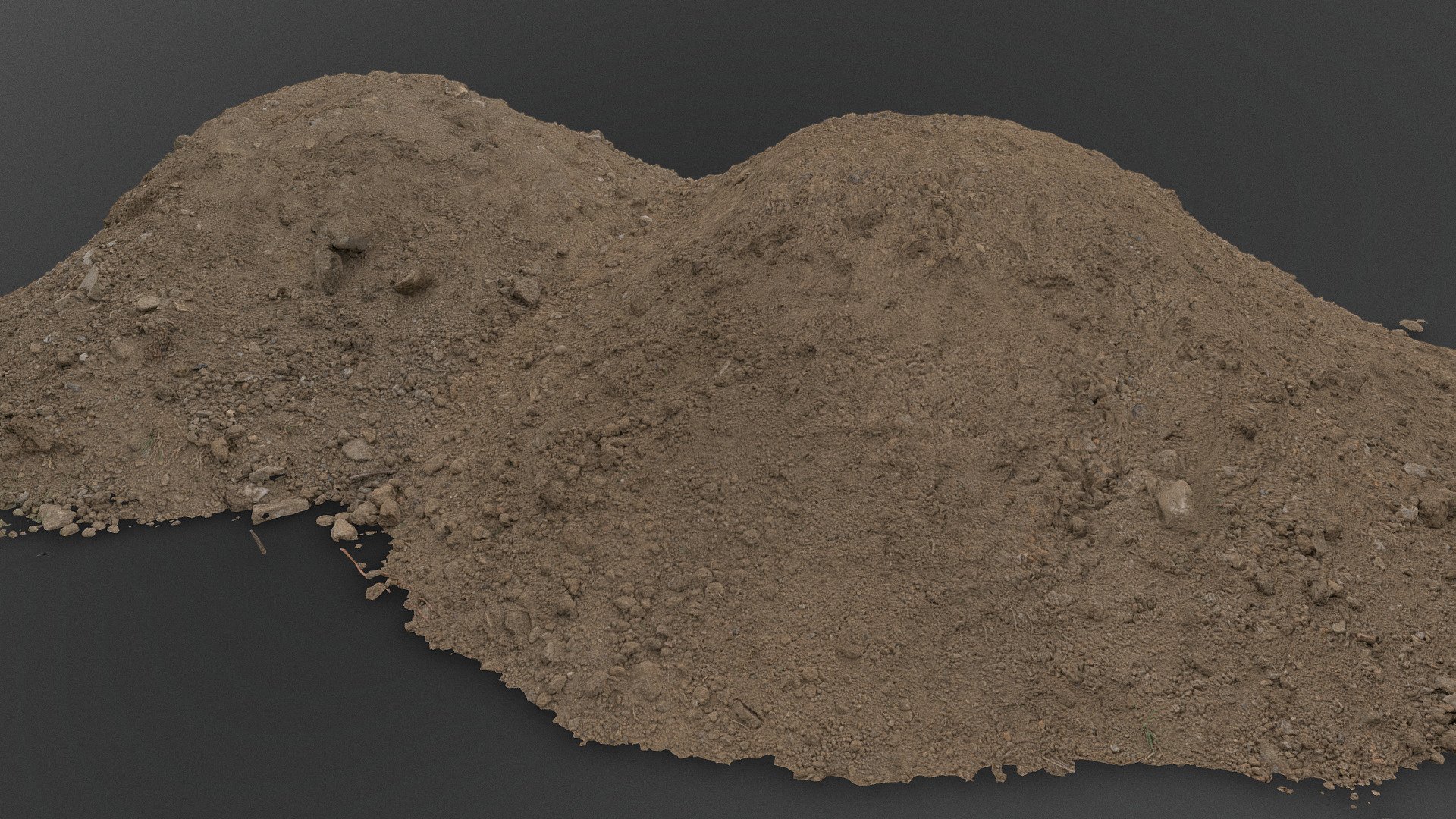 Double soil pile - Buy Royalty Free 3D model by matousekfoto [5e81db0 ...