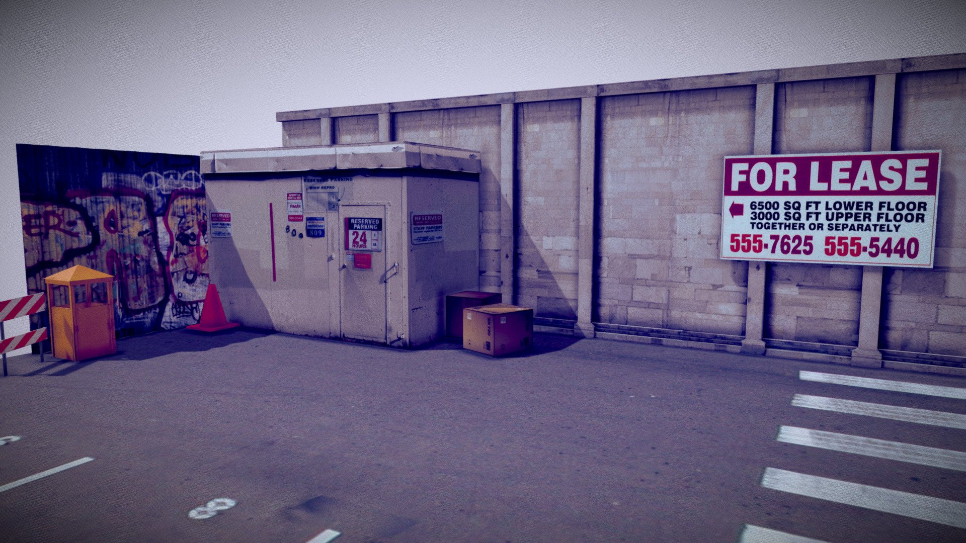 Low Poly Modular Parking Lot - Download Free 3D model by Nico Perry (@nicoperry.info) [5e81f72 ...