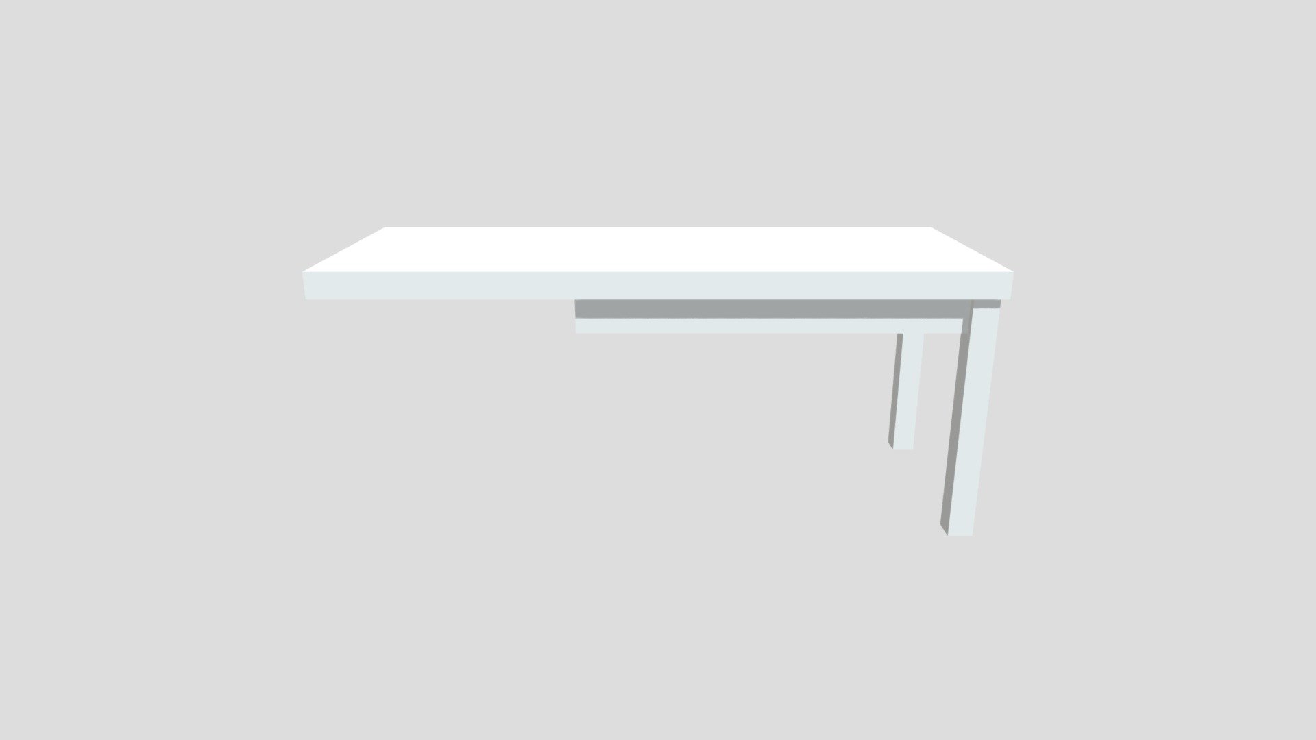 L-shaped table pt2 - Download Free 3D model by beardedpotato2 [5e83199 ...