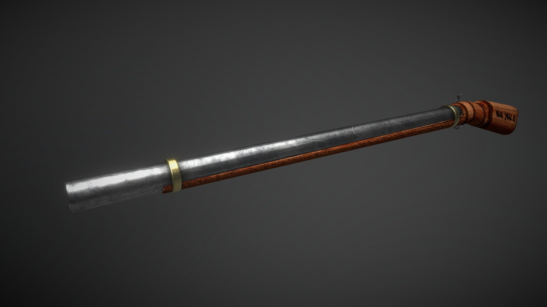 Stylized Musket Rifle (2017) - 3D model by Myaskill [5e84838] - Sketchfab
