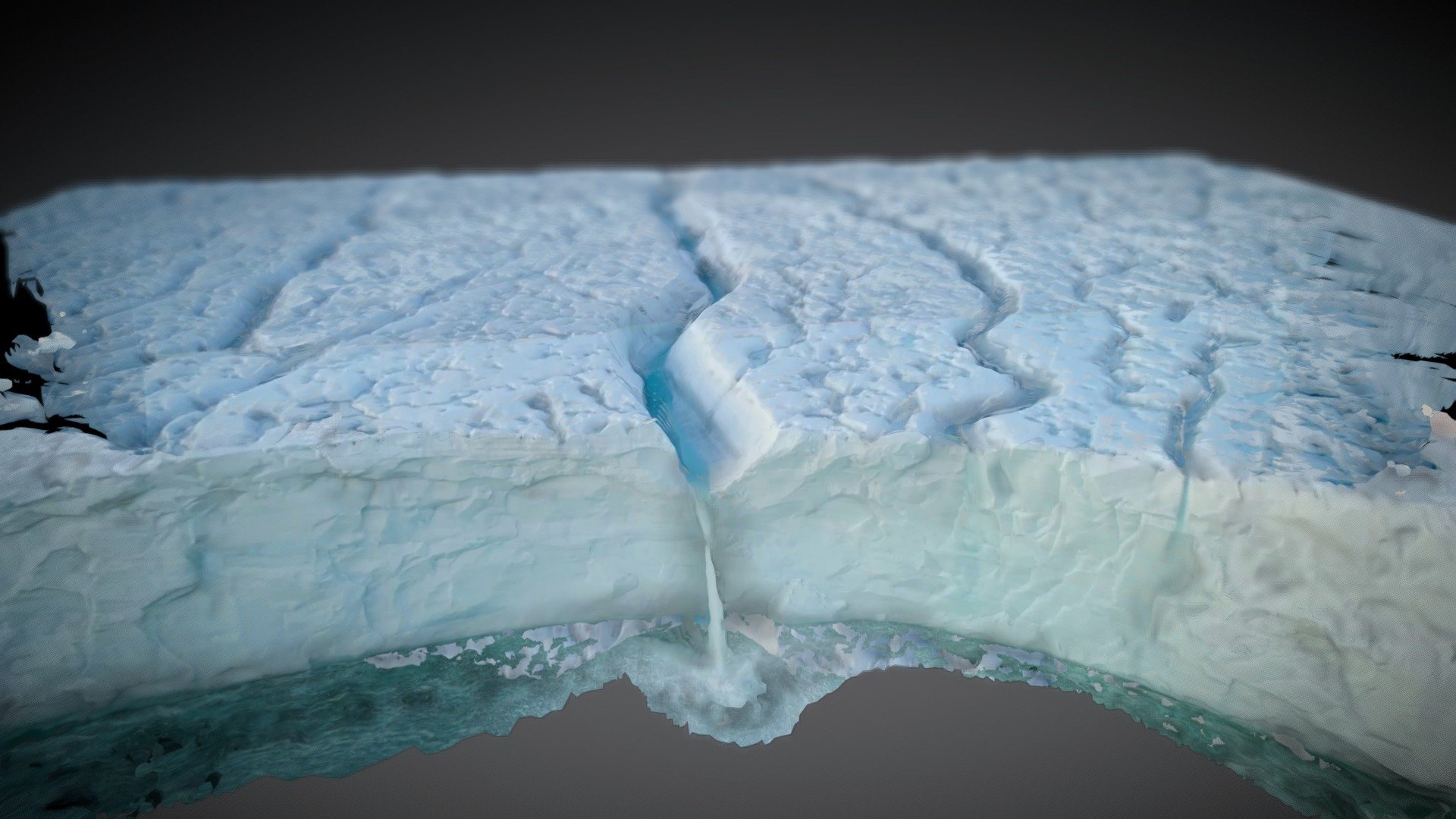Svalbard Ausfonna Glacier Wall - Download Free 3D model by Sircher ...