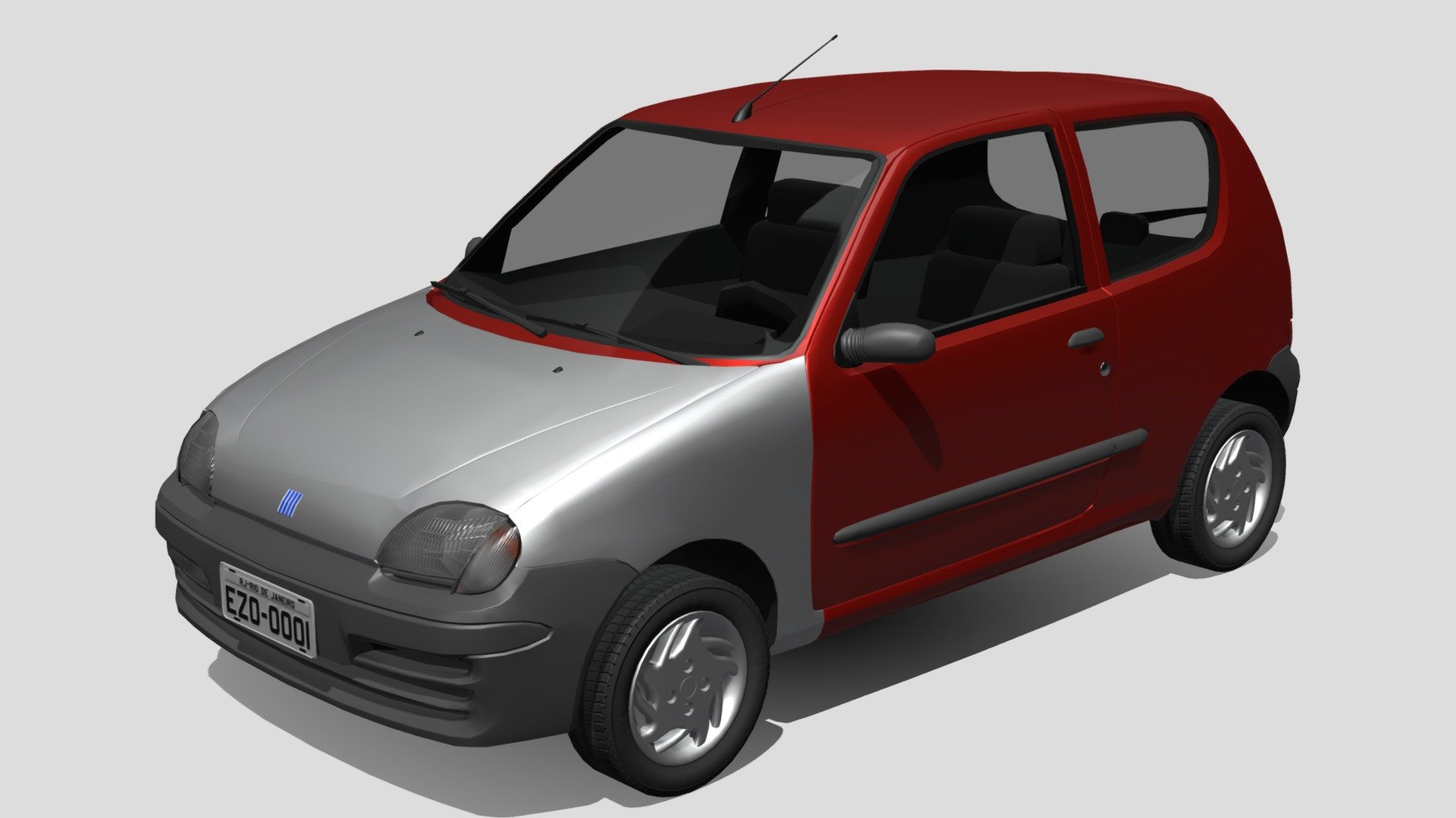 2000 Fiat Seicento 1.2 Swap 'Sei' - 3D model by Ezo (@EzoYEAHH ...