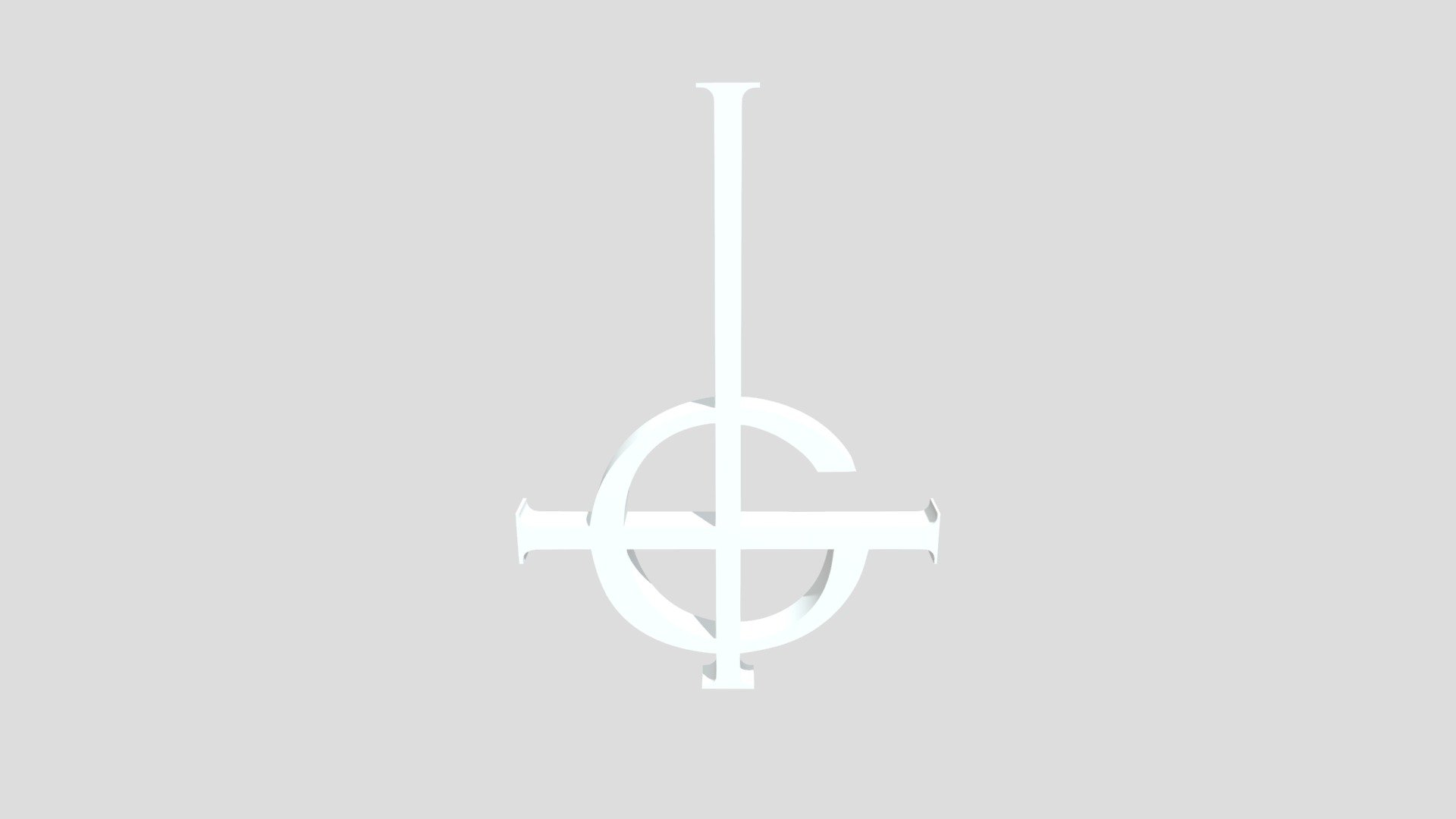 GRUCIFIX - GHOST BC LOGO - (Emeritus Symbol) - 3D model by MMAYO ...