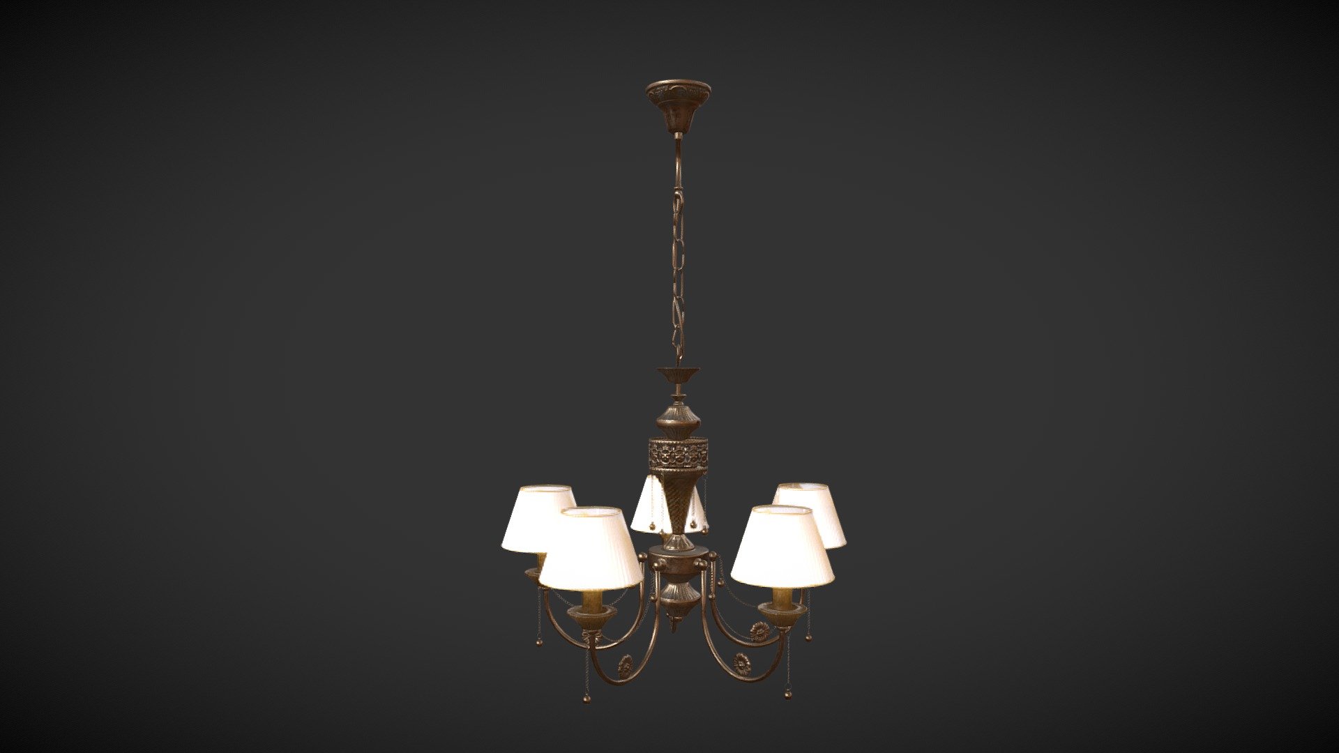 Classic Ceiling light 01 - 3D model by Duc Ha ...