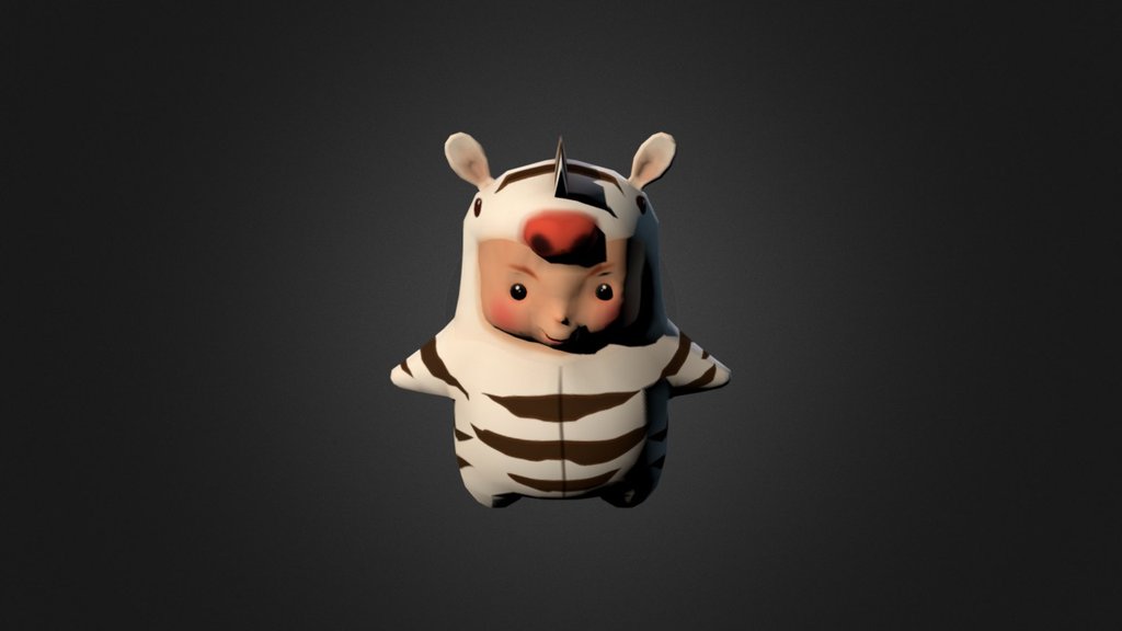 Baby- Zebra - 3D model by liarking [5e87448] - Sketchfab