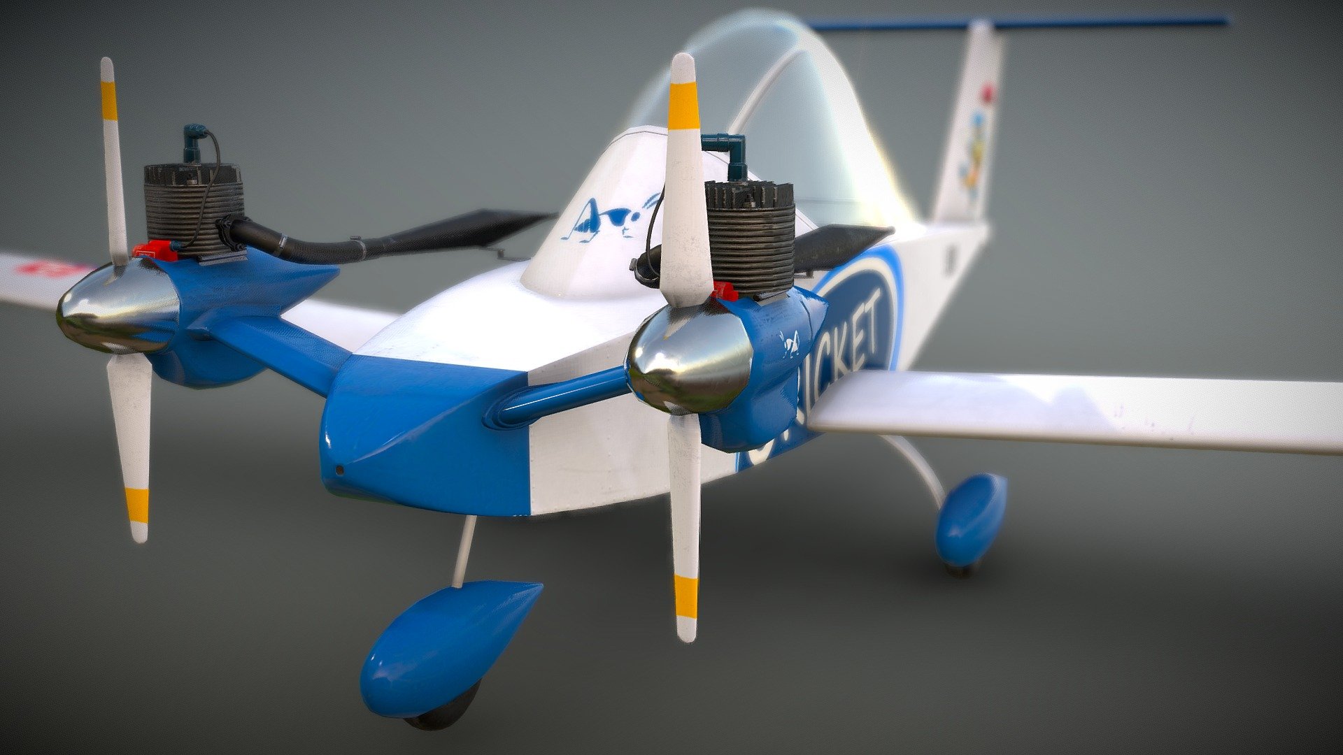 Aviation, Aircraft, Airplane model - Download Free 3D model by Pixel ...
