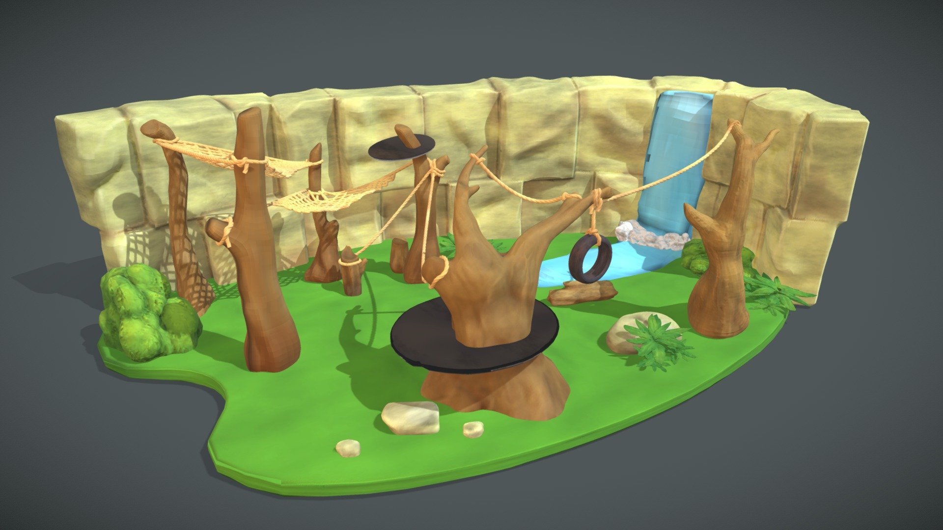 University Project - Environment - 3D model by DoodleDino (@_DoodleDino ...