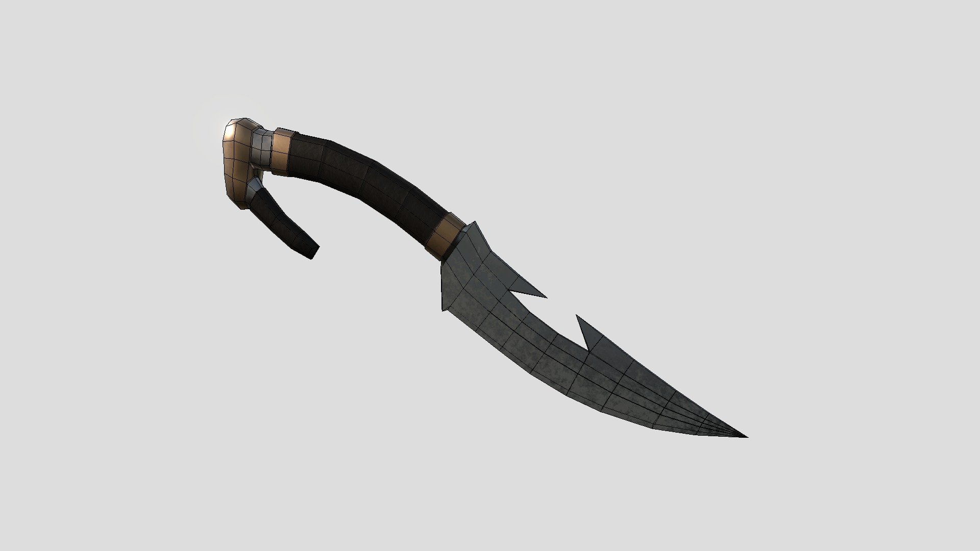 Dagger - 3D model by EdgyFeather [5e8aebb] - Sketchfab