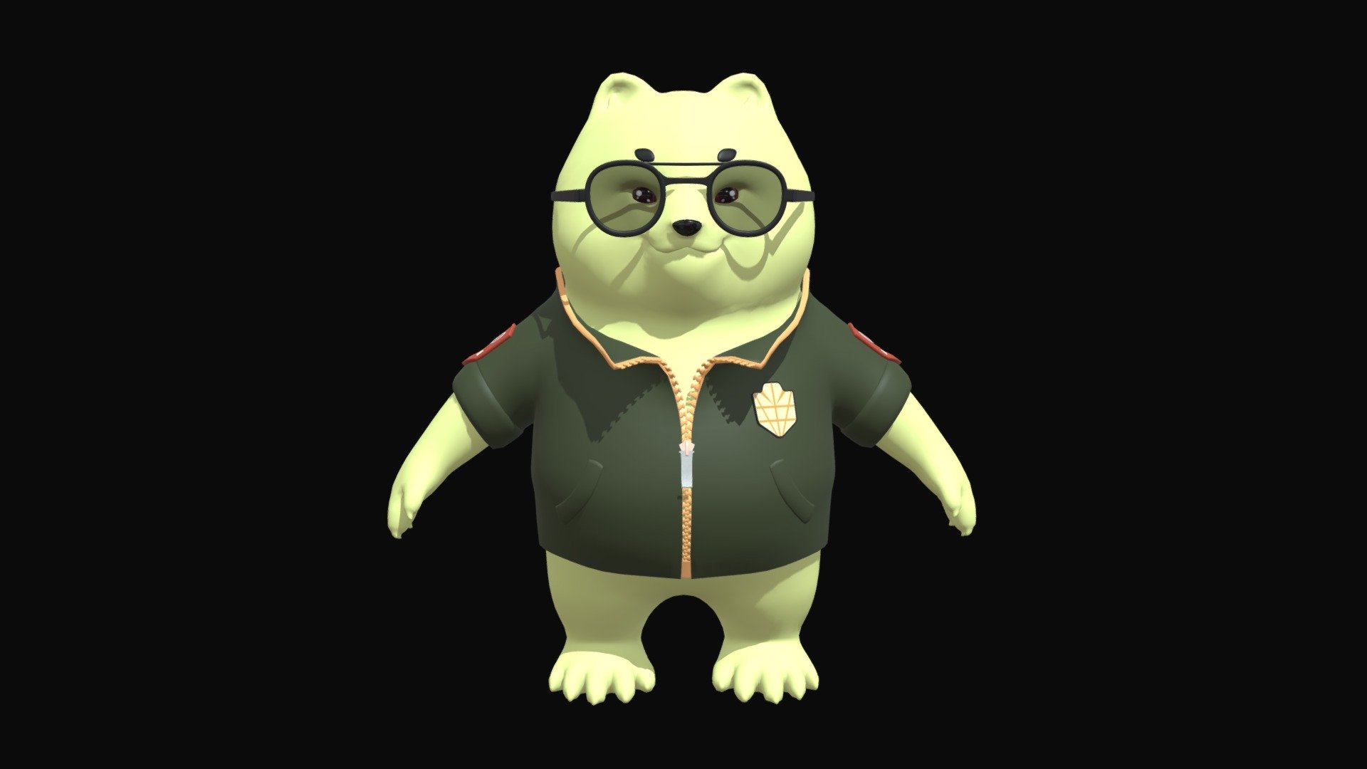 Cute Panda Character- low poly- NFT - Buy Royalty Free 3D model by ...