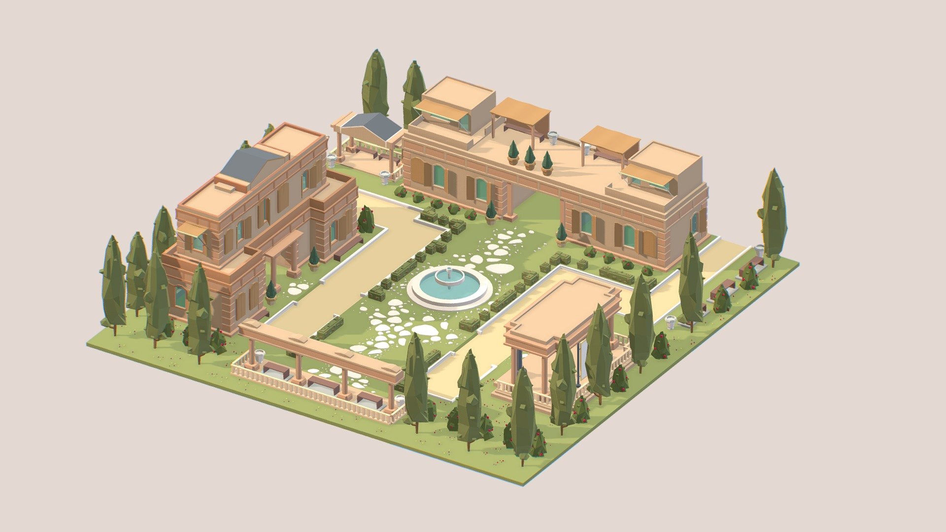 Ethnic Buildings 01 - 3D model by elzagrey31 [5e8dc6f] - Sketchfab