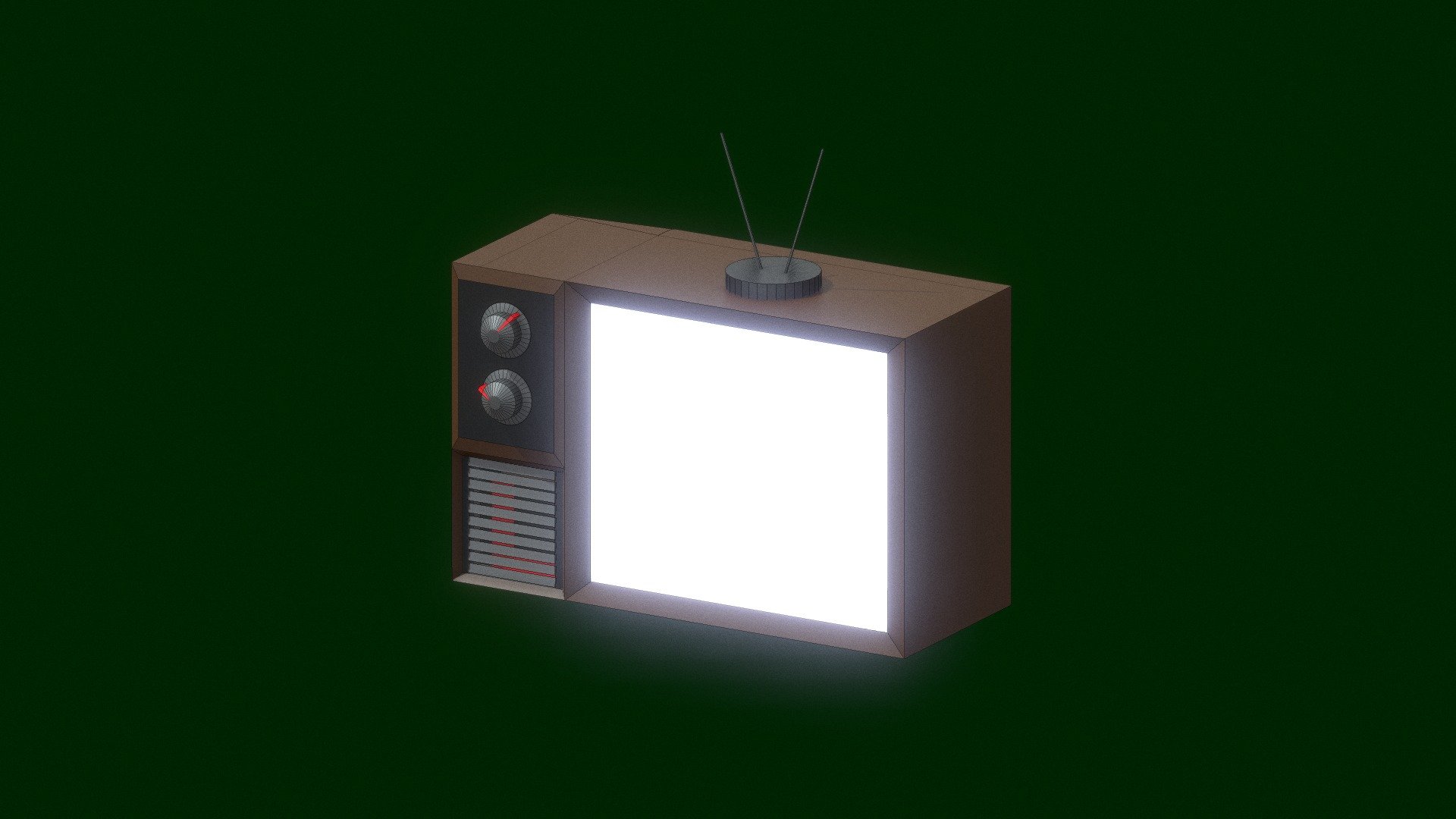 Tv Retro - Download Free 3D model by burrows2775 [5e8f45d] - Sketchfab