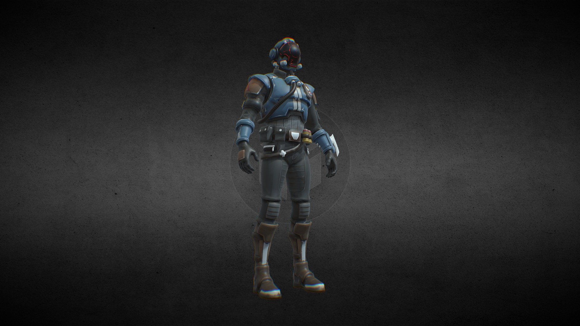 Visitor fortnite - Download Free 3D model by AIDIN (@AIDINIK) [5e94732 ...