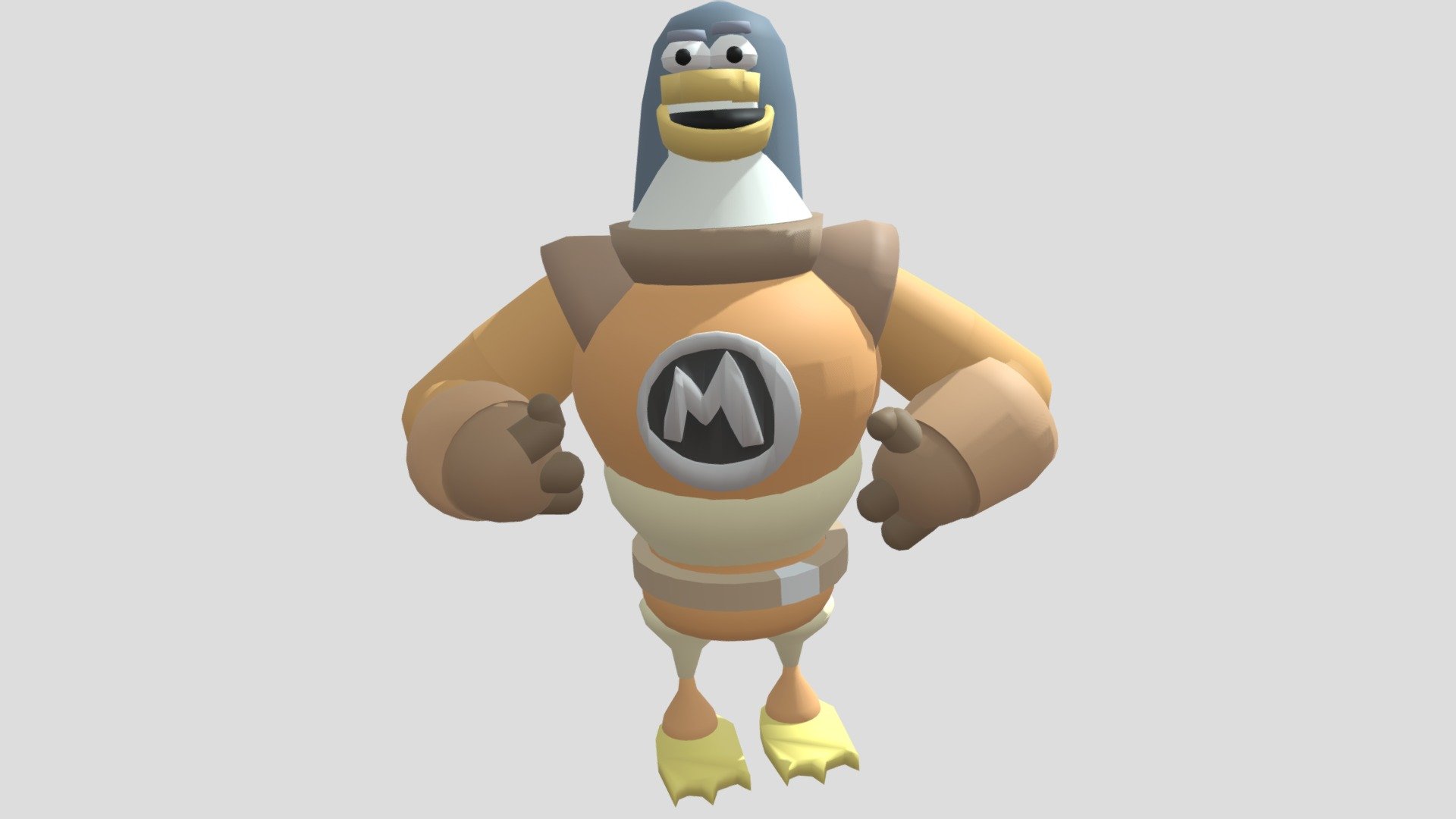 3-2-1 Penguins - Midgel - Download Free 3D model by mrvegify (@vegify ...