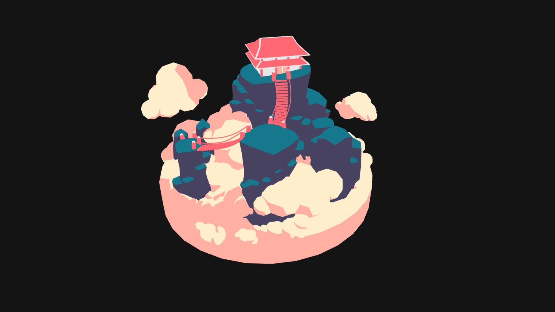 simple scene game art - 3D model by danchicu [5e960b2] - Sketchfab