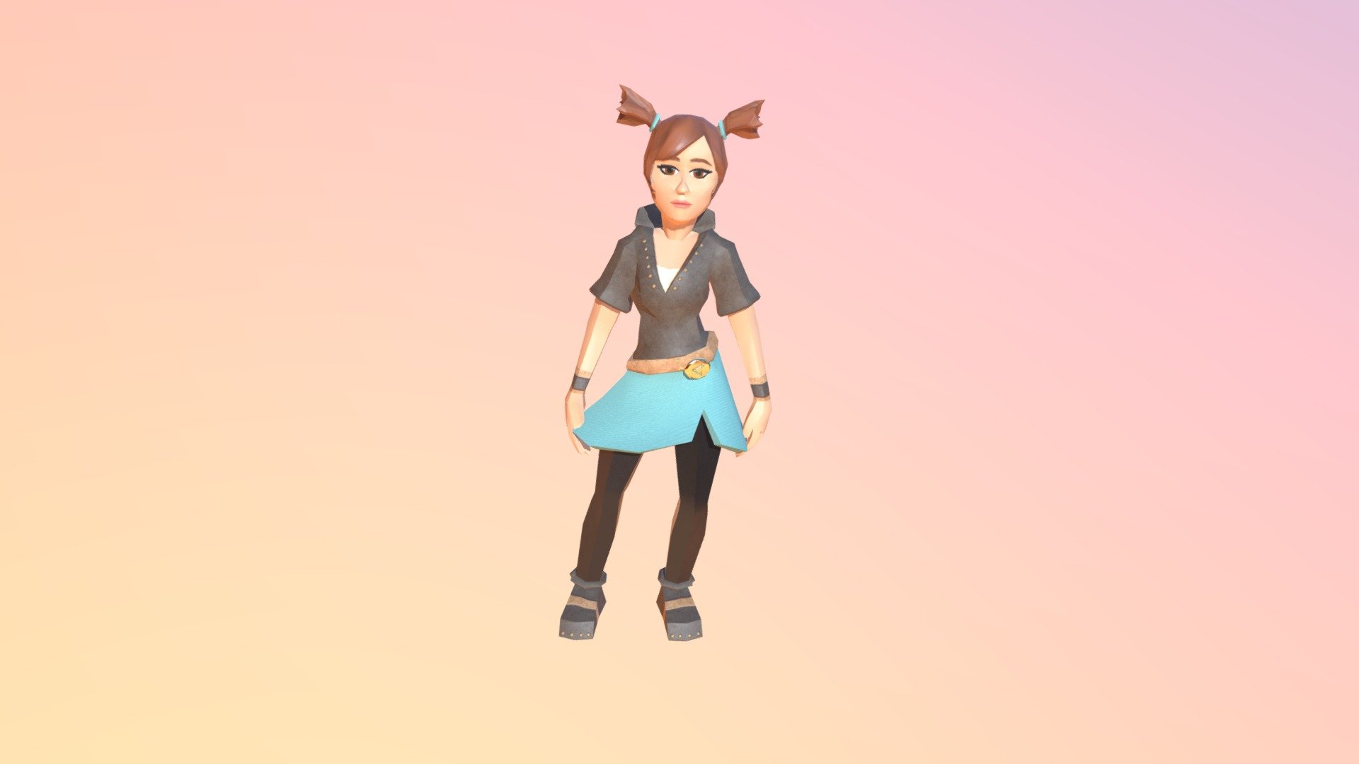 Gwen NPC - 3D model by Tesha Bachman (@tesha.bachman) [5e97eac] - Sketchfab