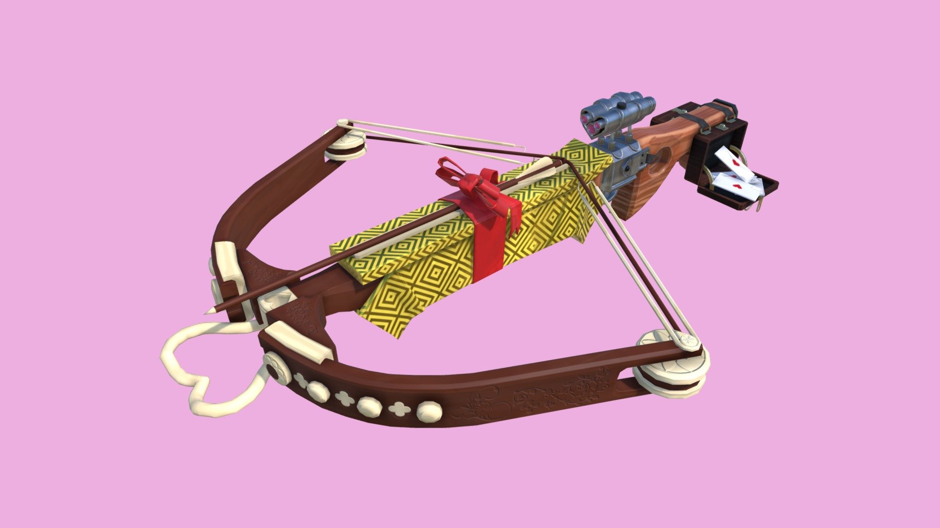 Chocolate Crossbow - 3D model by Lucas Rollano (@nightdoll) [5e9bba5 ...