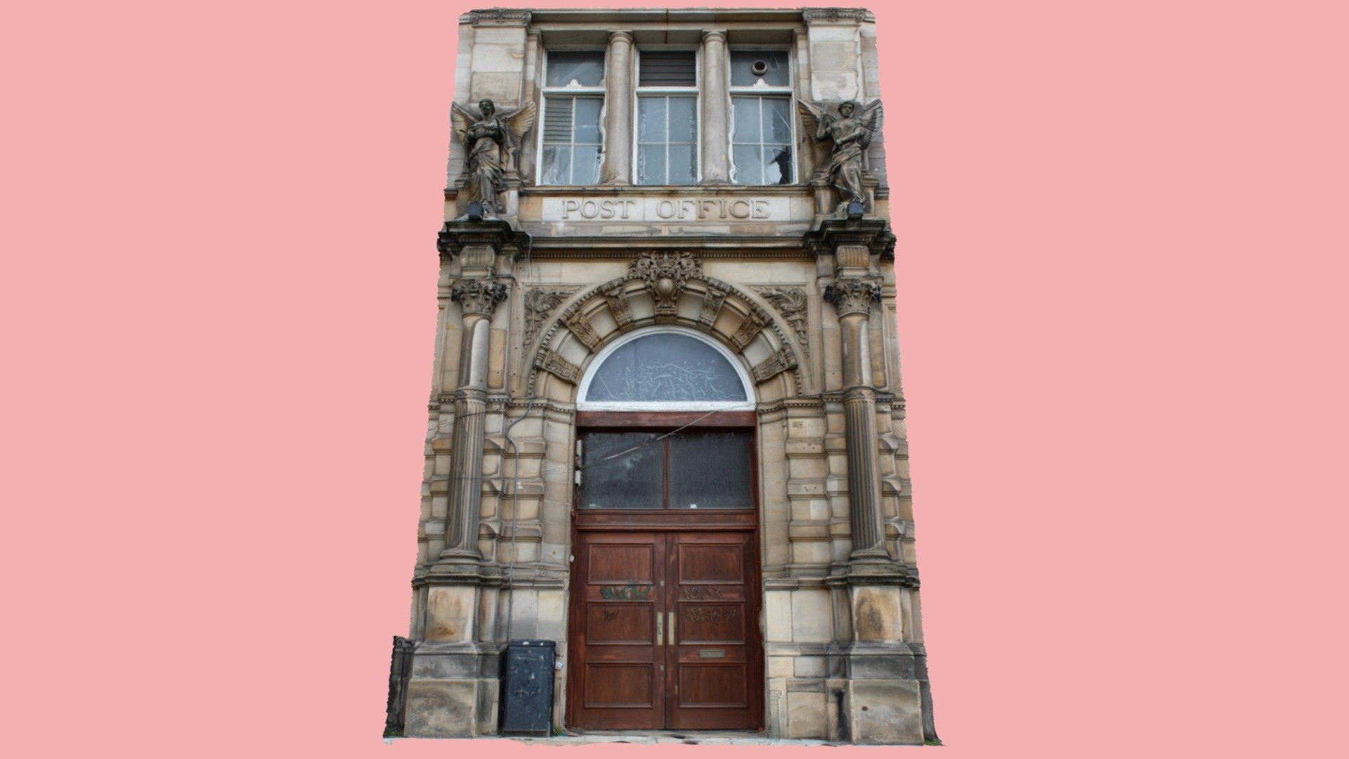 Dundee, former Post Office door (from 4 photos) - Download Free 3D ...