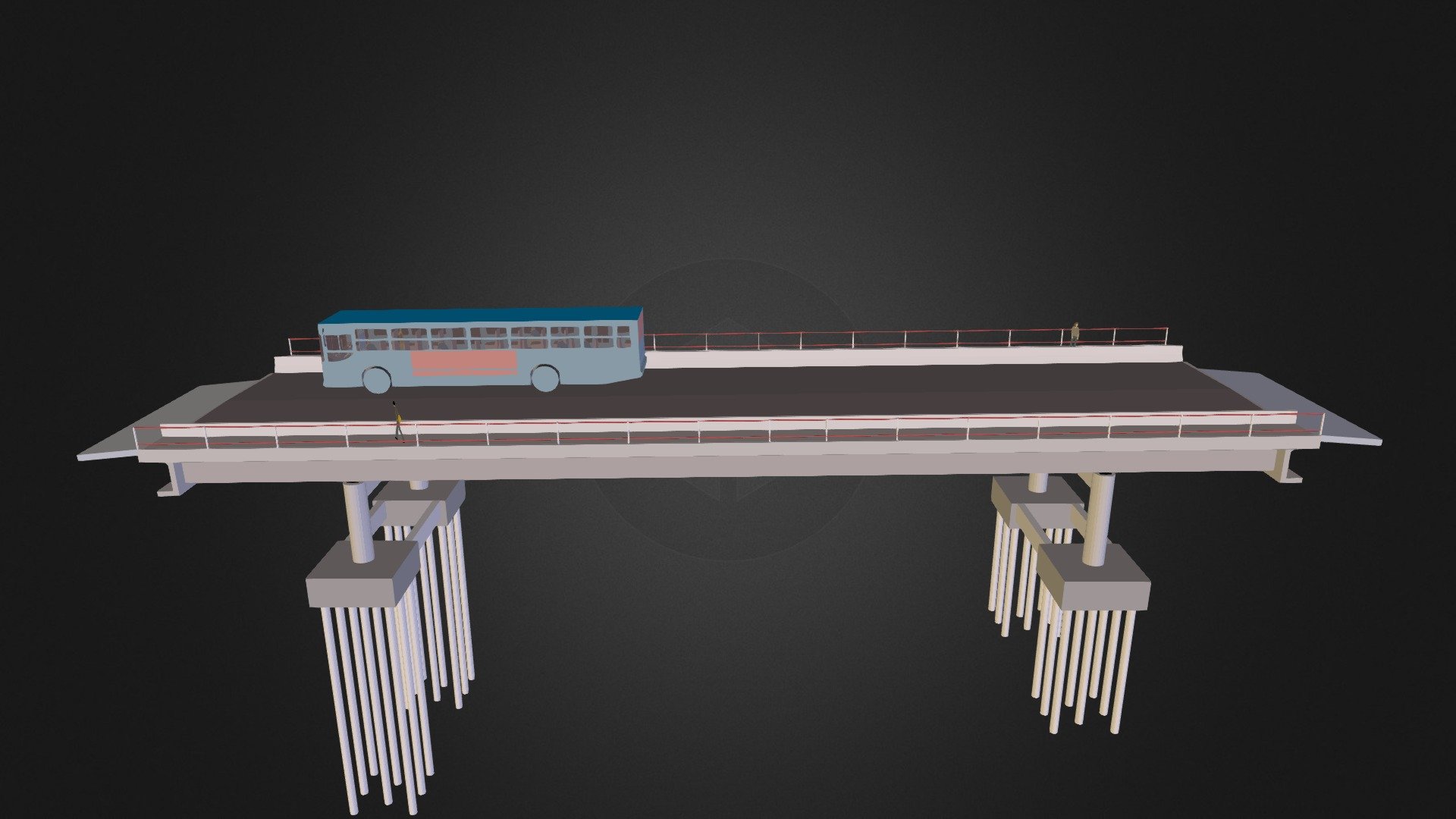 Ponte Variante I - 3D model by xible [5e9cd37] - Sketchfab