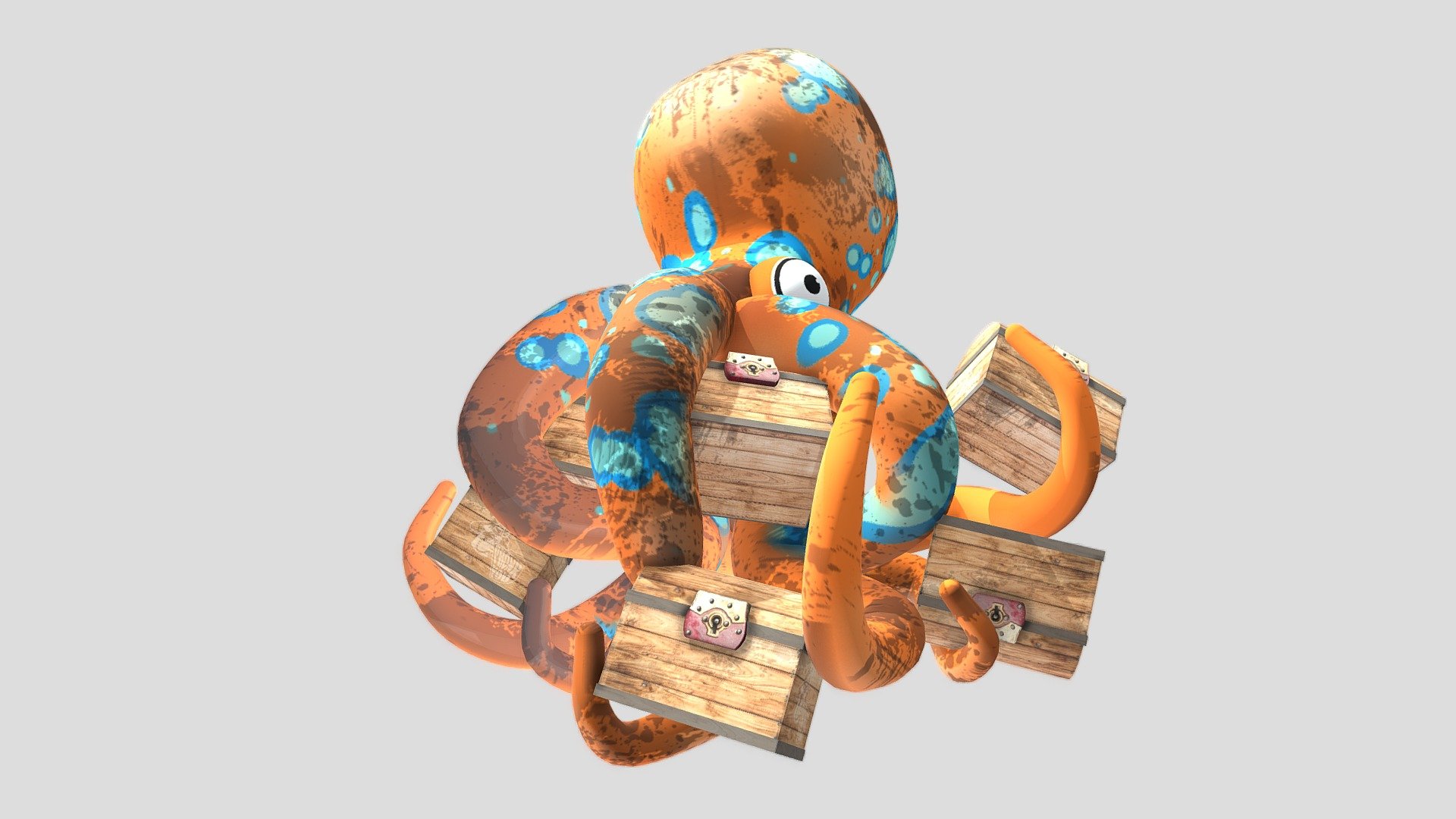 Octopus - Download Free 3D model by irvinlin [5e9da73] - Sketchfab